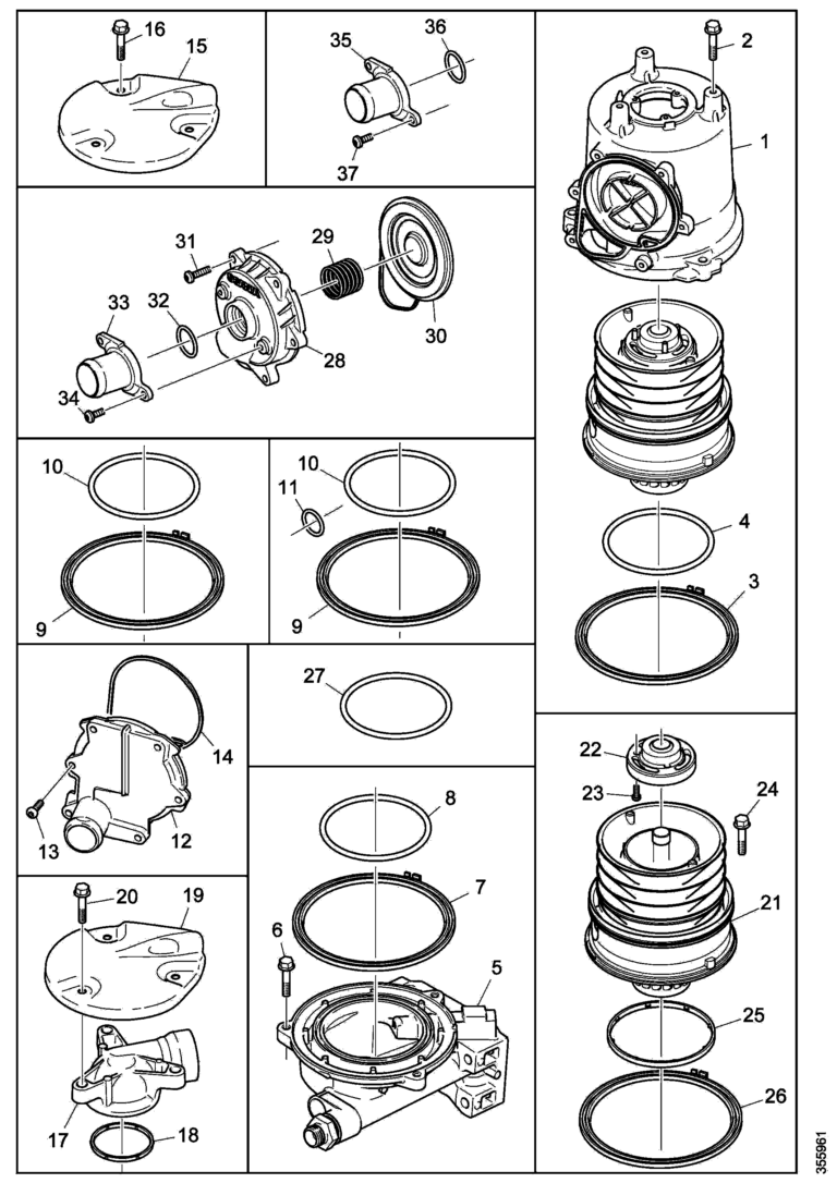 1866692 Ремонтный комплект Scania - O-CATALOG
