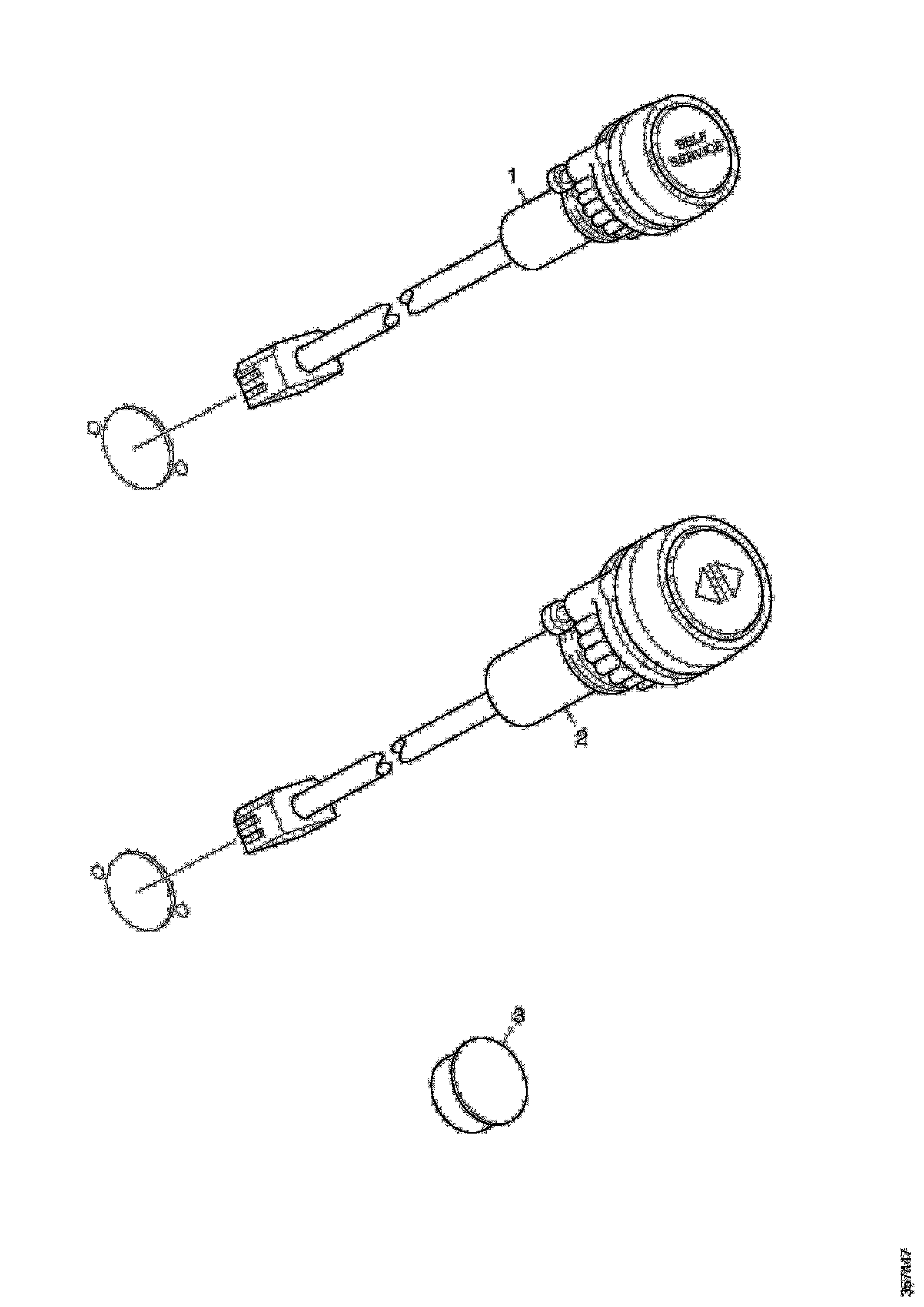 2166104 Упр.дверьми, перек. assy Scania - O-CATALOG