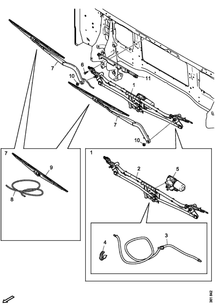 2372063 Рычажный механизм Scania - O-CATALOG
