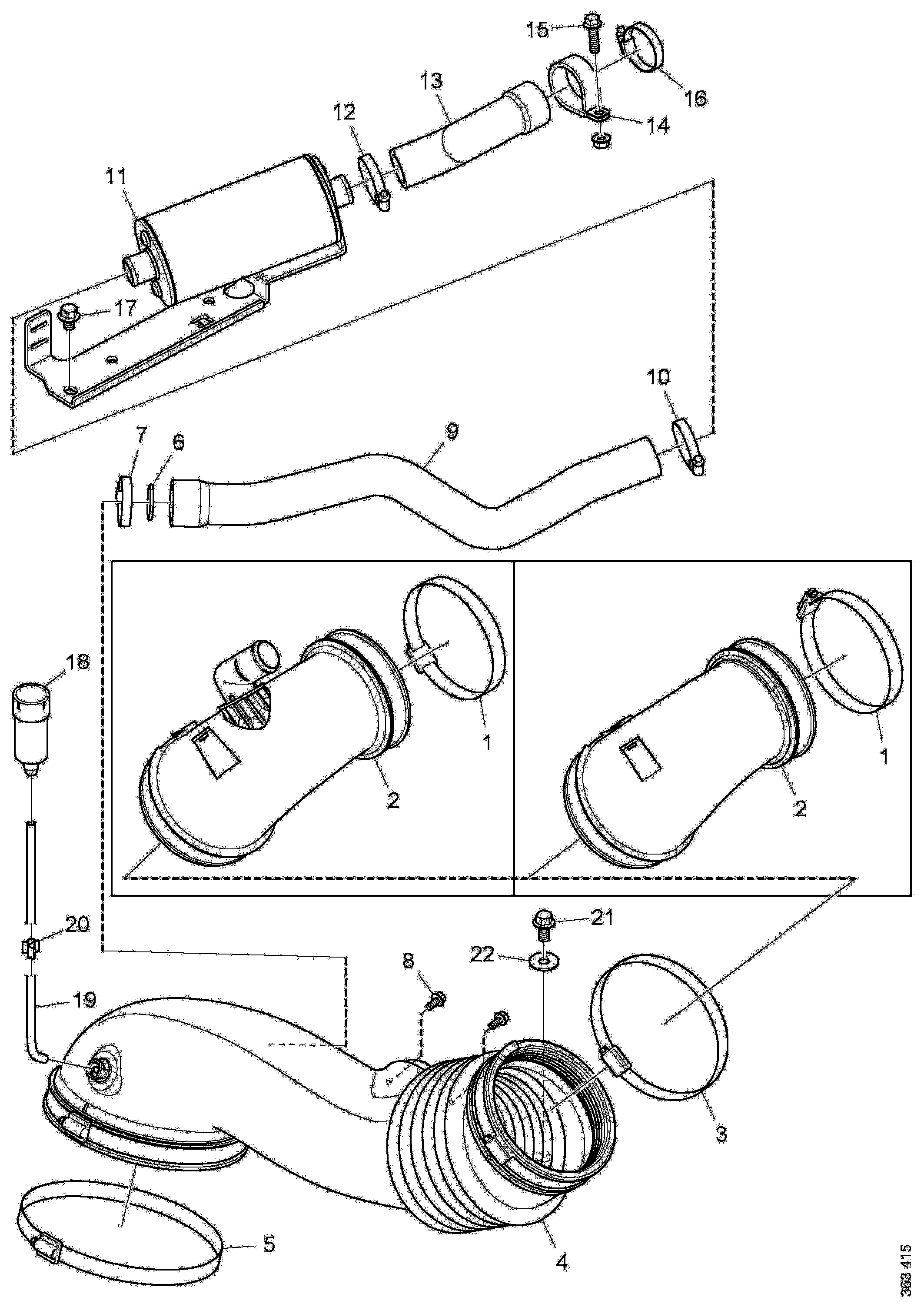 2094104 Воздушная трубка Scania - O-CATALOG