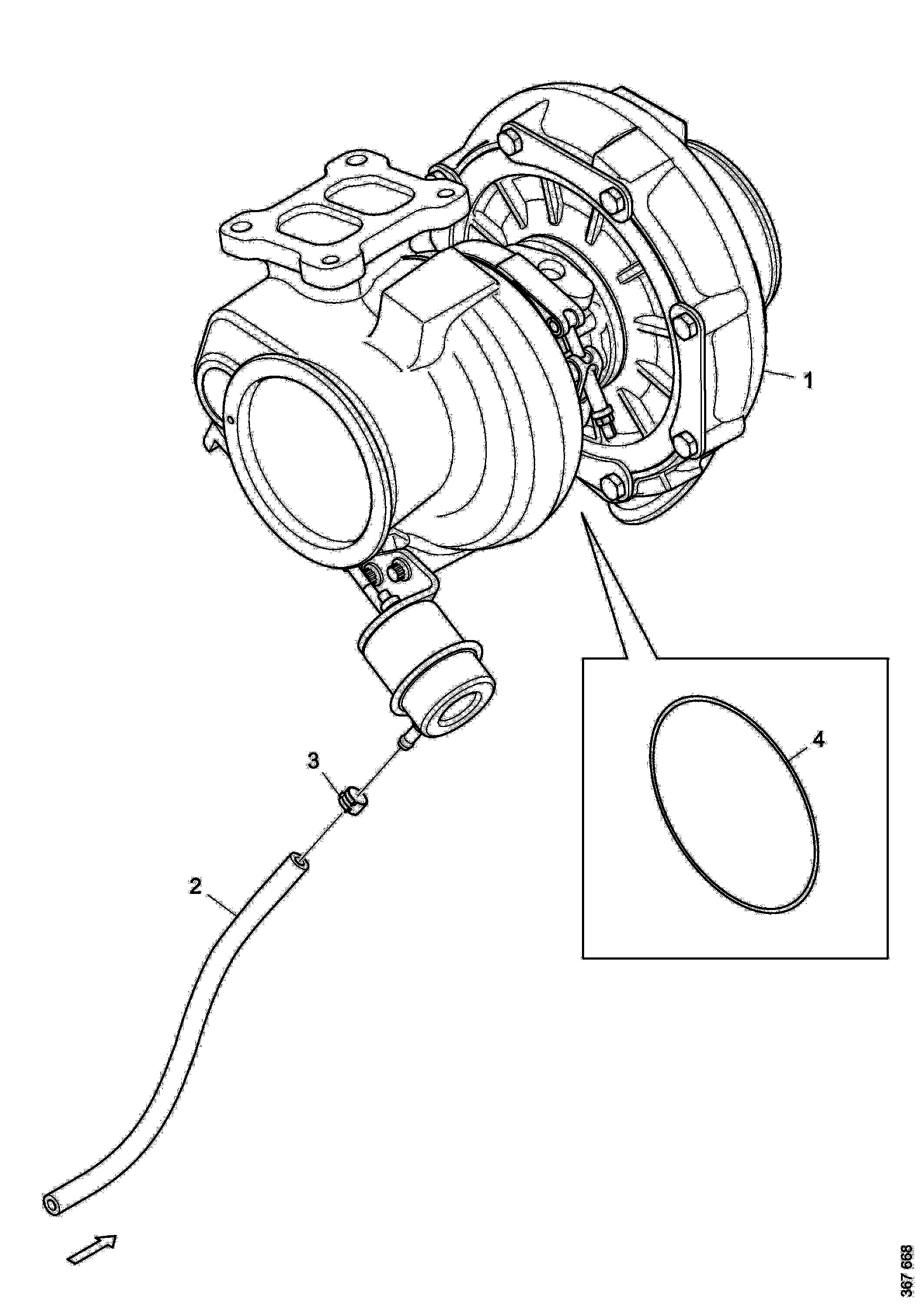 2126714 Турбокомпрессор Scania - O-CATALOG