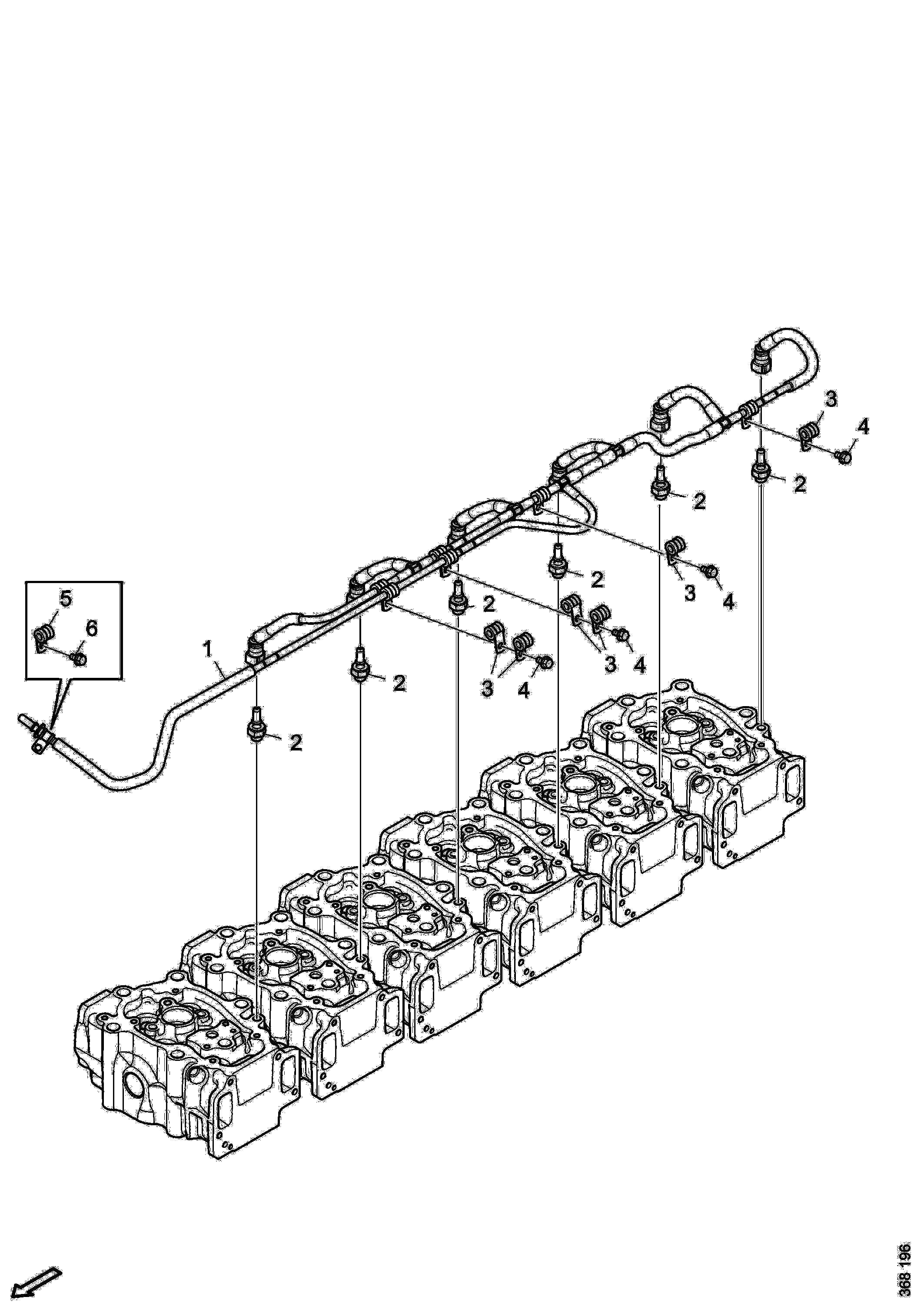 2354575 Трубка для прокачки Scania - O-CATALOG