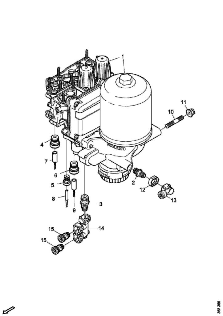 2246508 Штуцер Scania - O-CATALOG