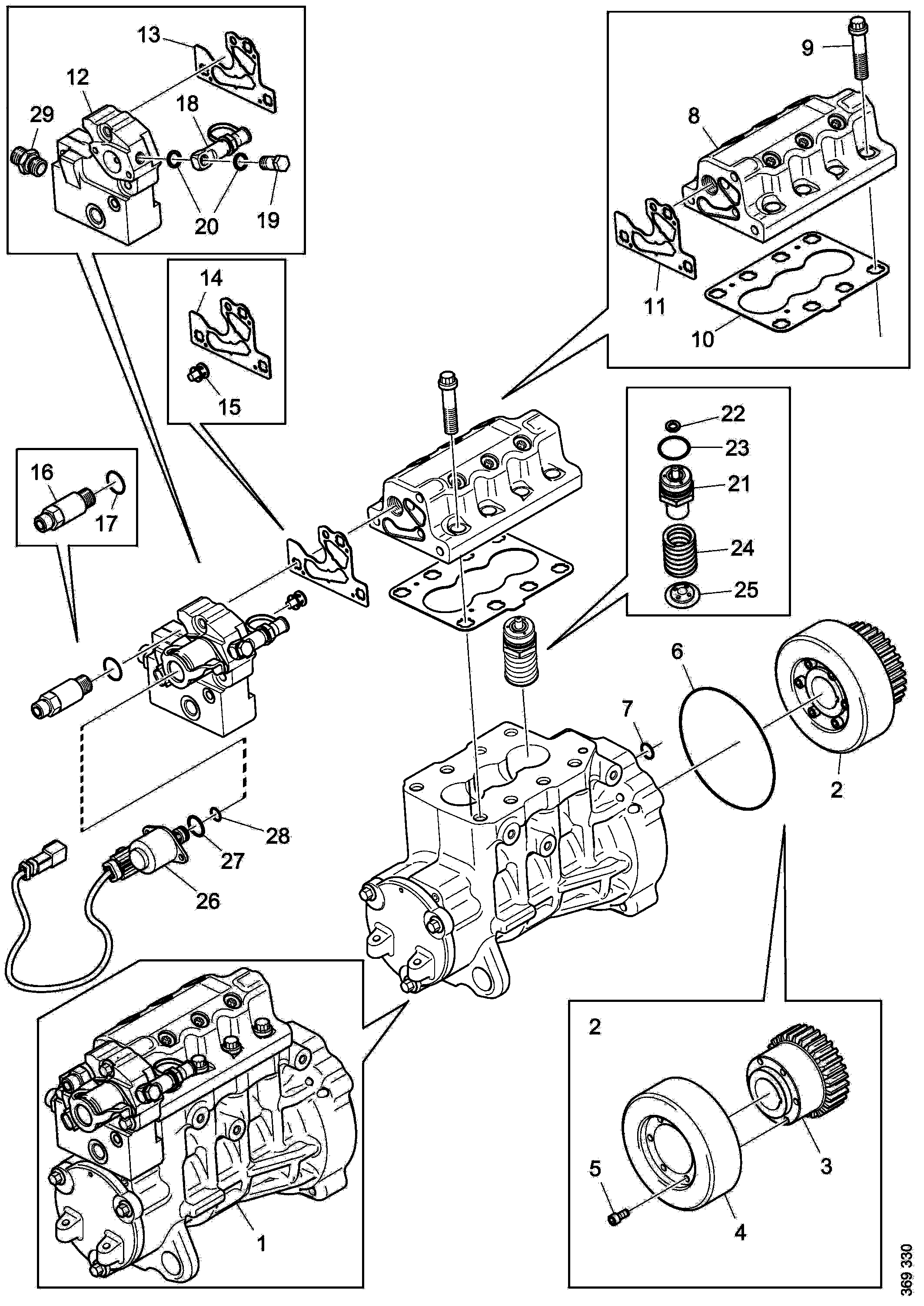 2246405 Топливный насос kit Scania - O-CATALOG