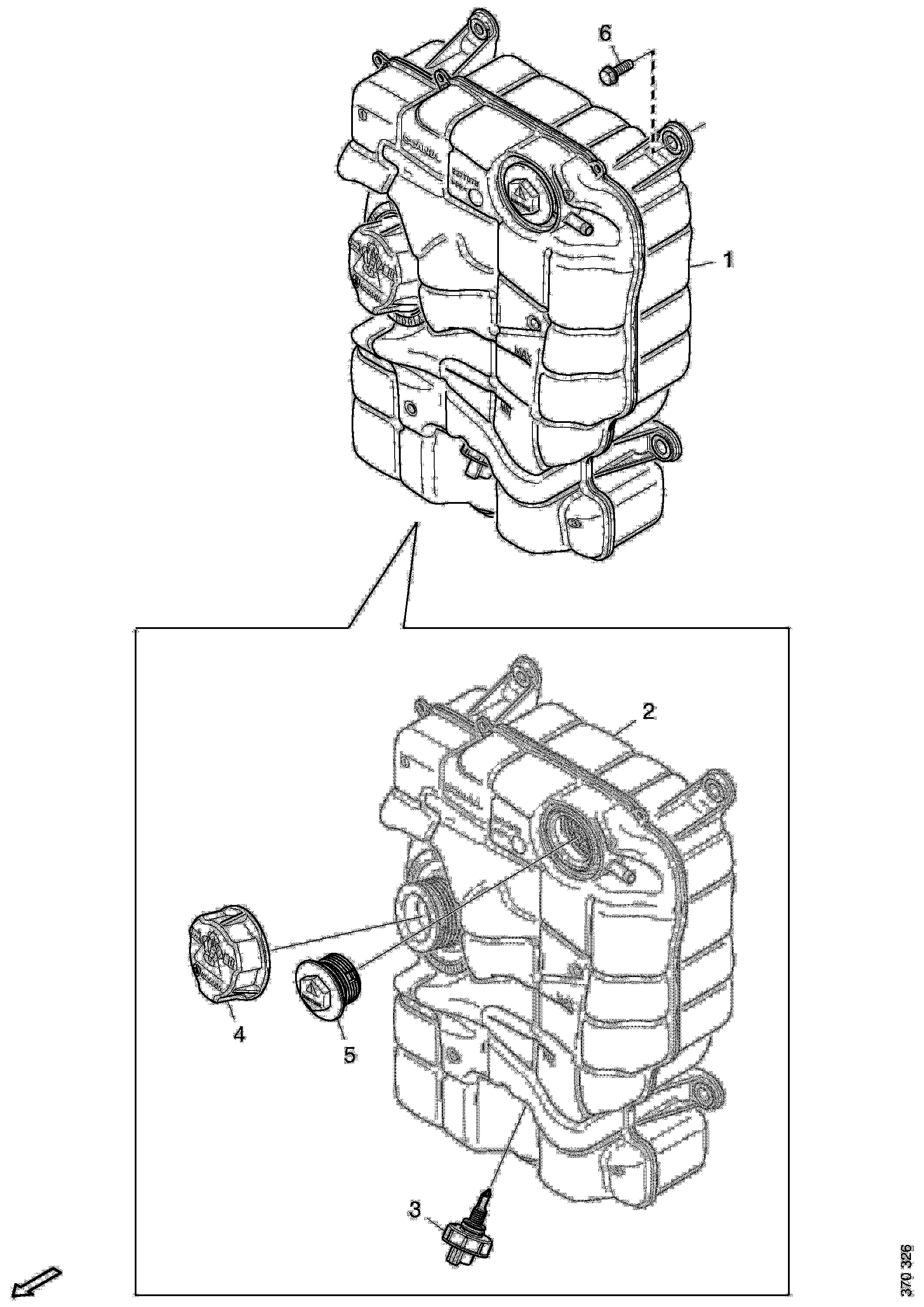 2578671 Расширительный бачок Scania - O-CATALOG