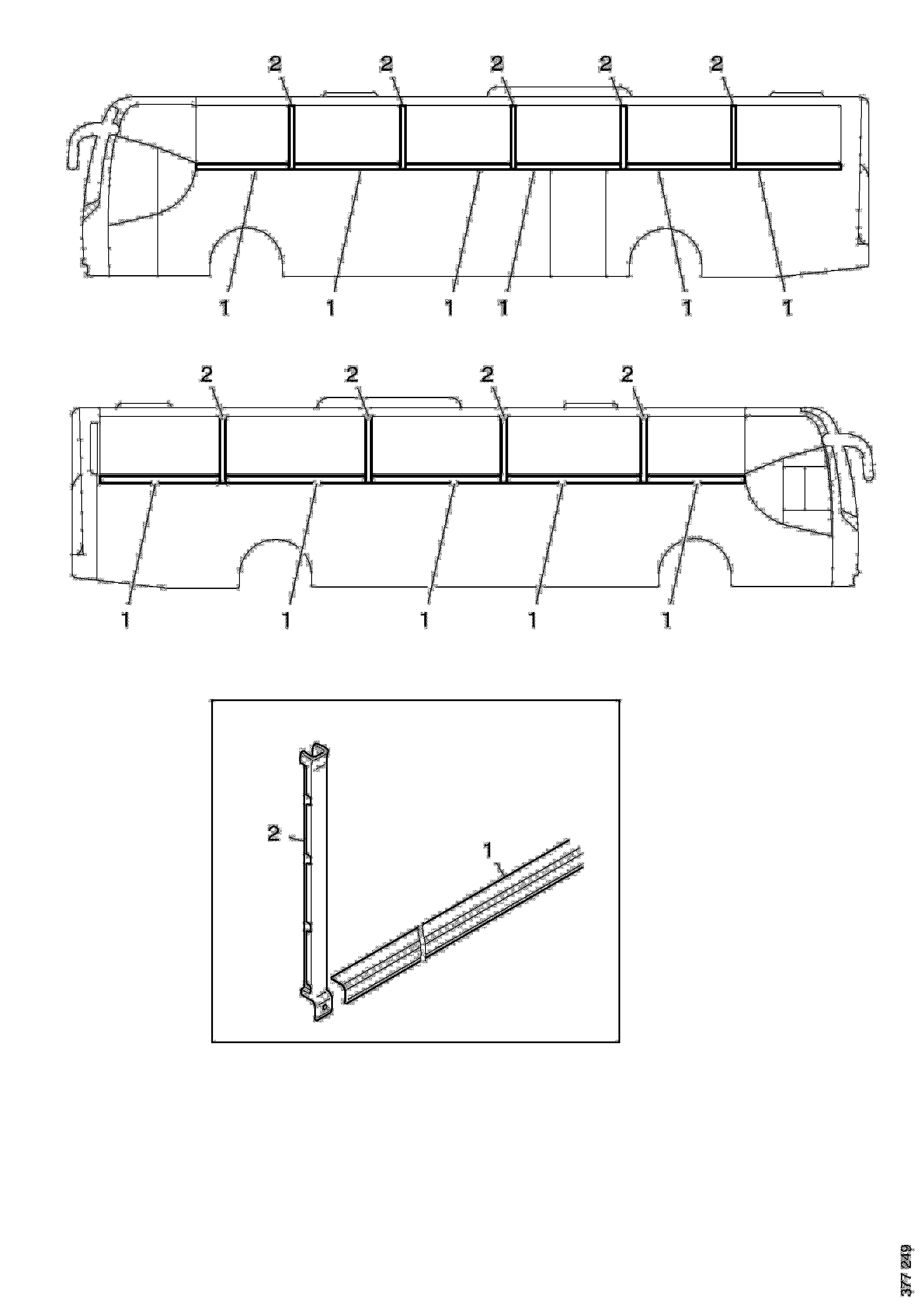 2493505 Панель оконного проема Scania - O-CATALOG