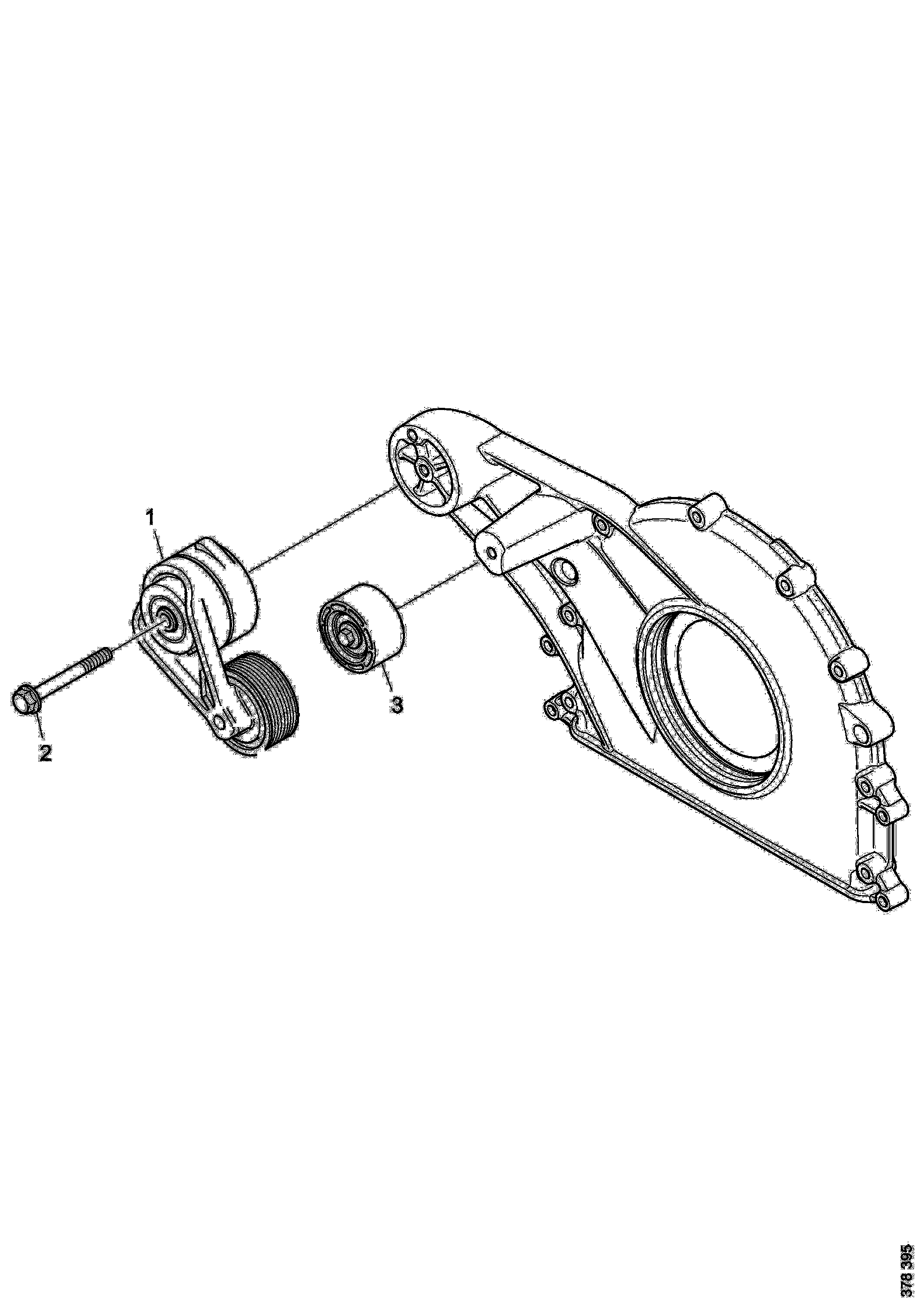2197004 Натяжитель ремня Scania - O-CATALOG