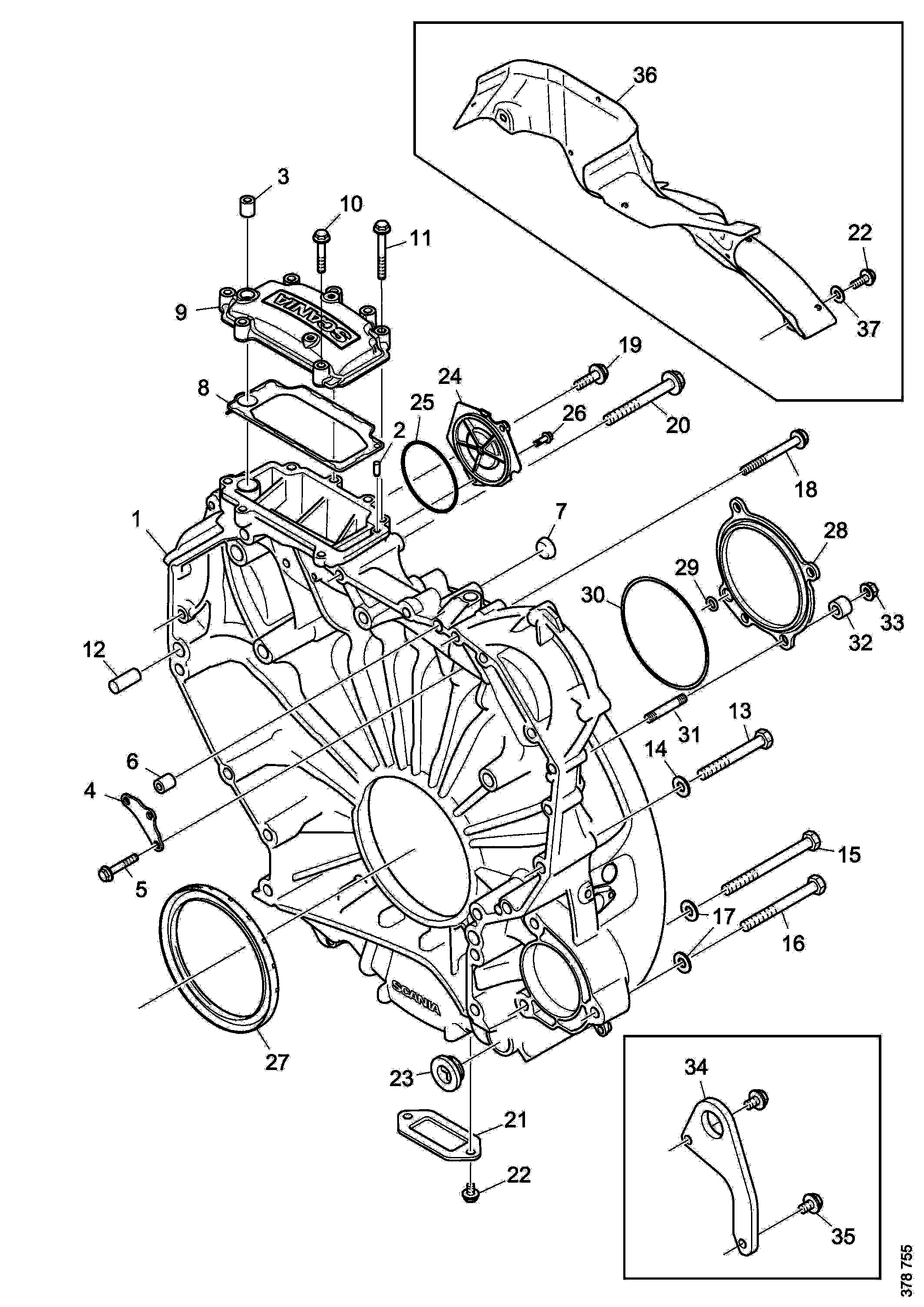 815859 Винт M12x140 Scania - O-CATALOG