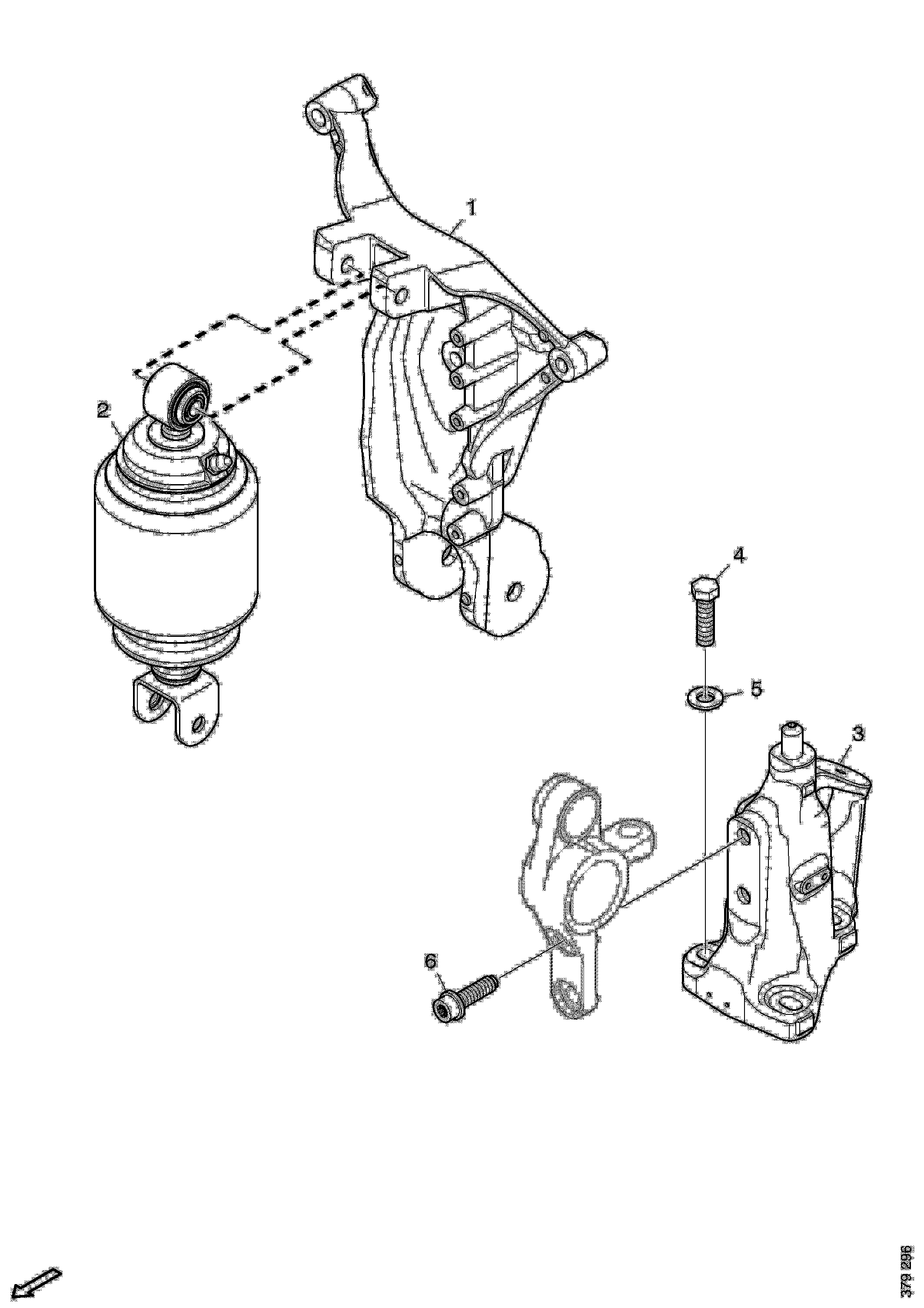 2477112 Пневмобаллон подвески Scania - O-CATALOG