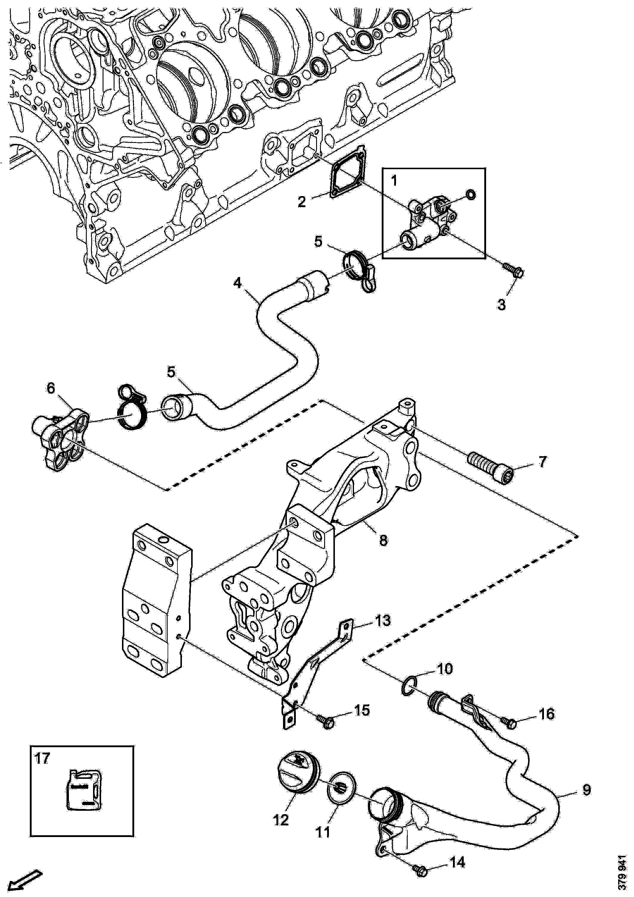 2292103 Маслозаливная трубка assy Scania - O-CATALOG