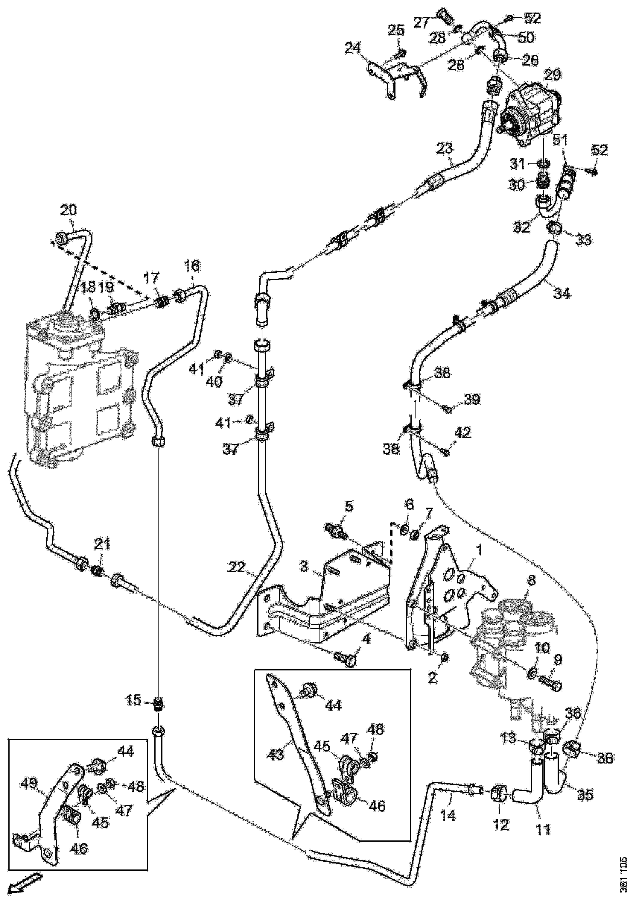 2124544 Шланг Scania - O-CATALOG
