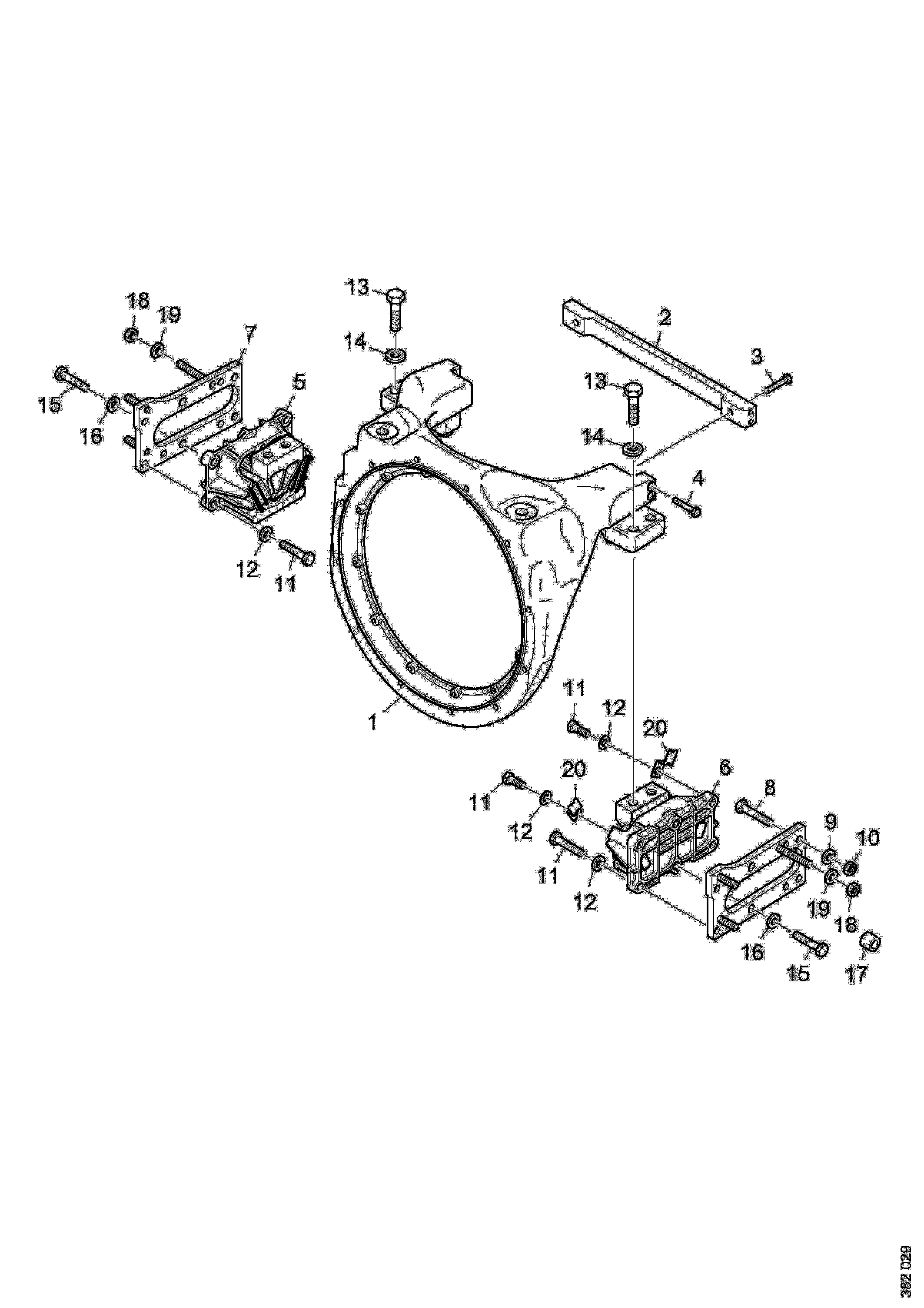 1532558 Виброизолятор Scania - O-CATALOG