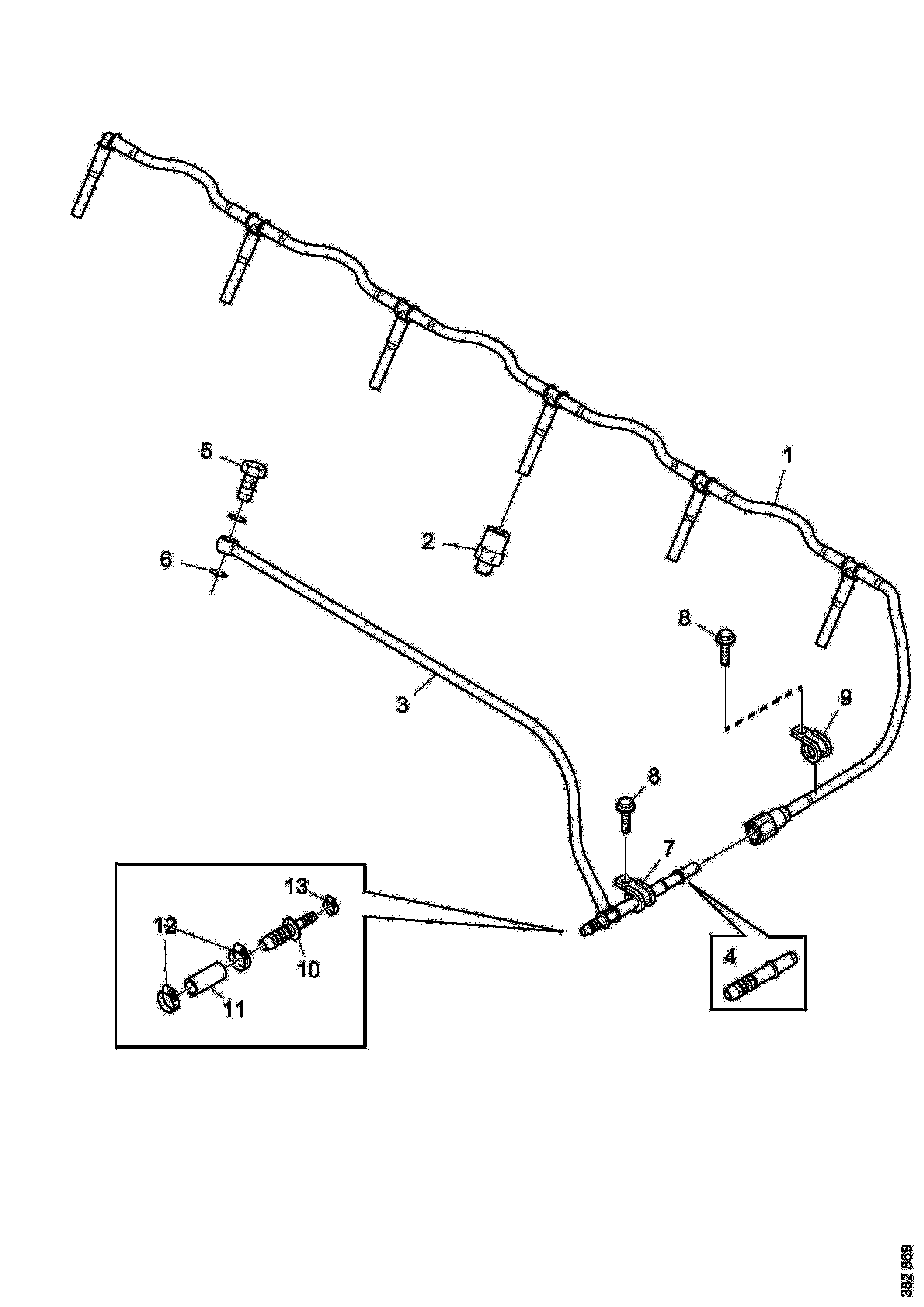 2078131 Вентиляционная трубка Scania - O-CATALOG