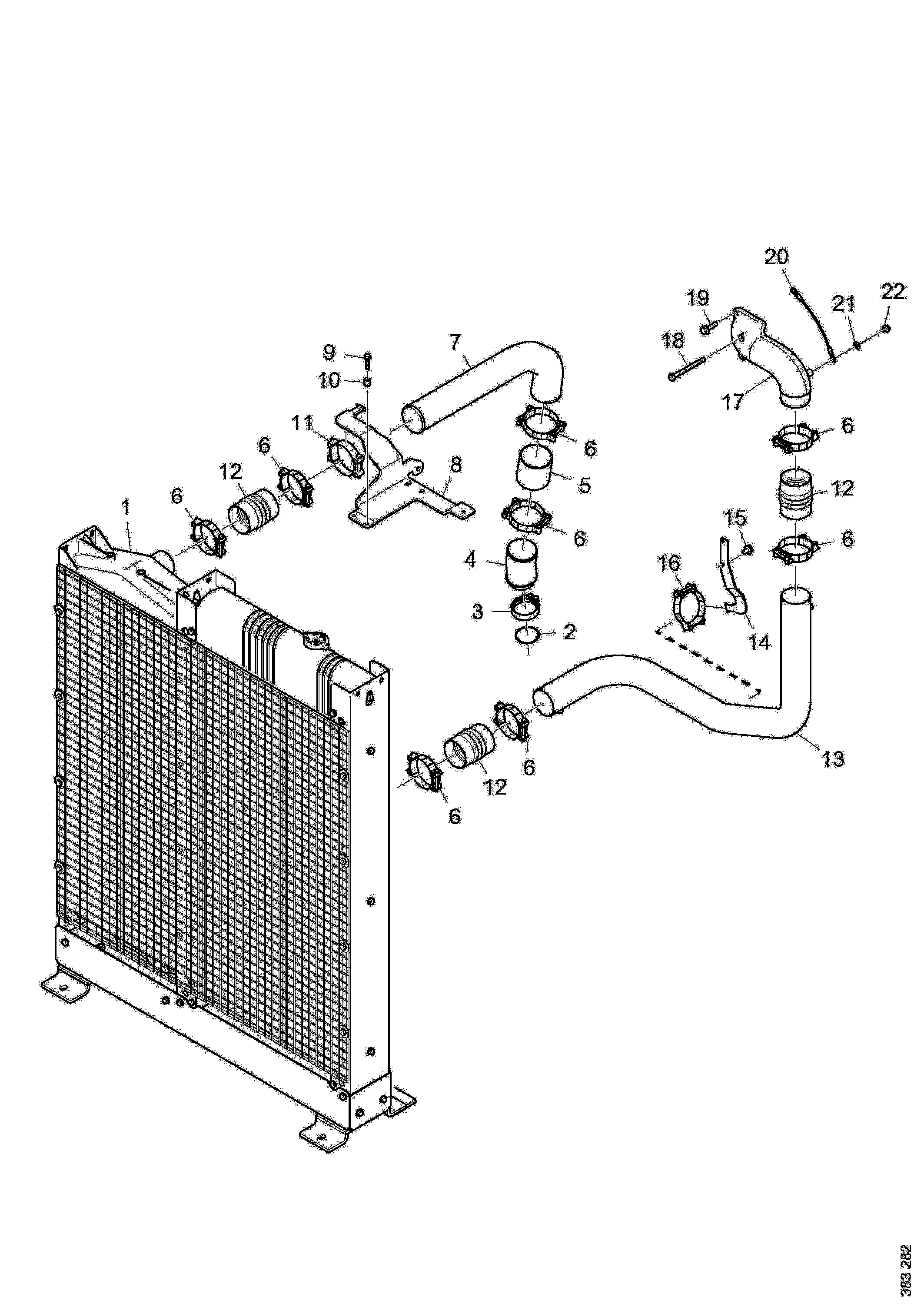 1527869 Хомут шланга Scania - O-CATALOG
