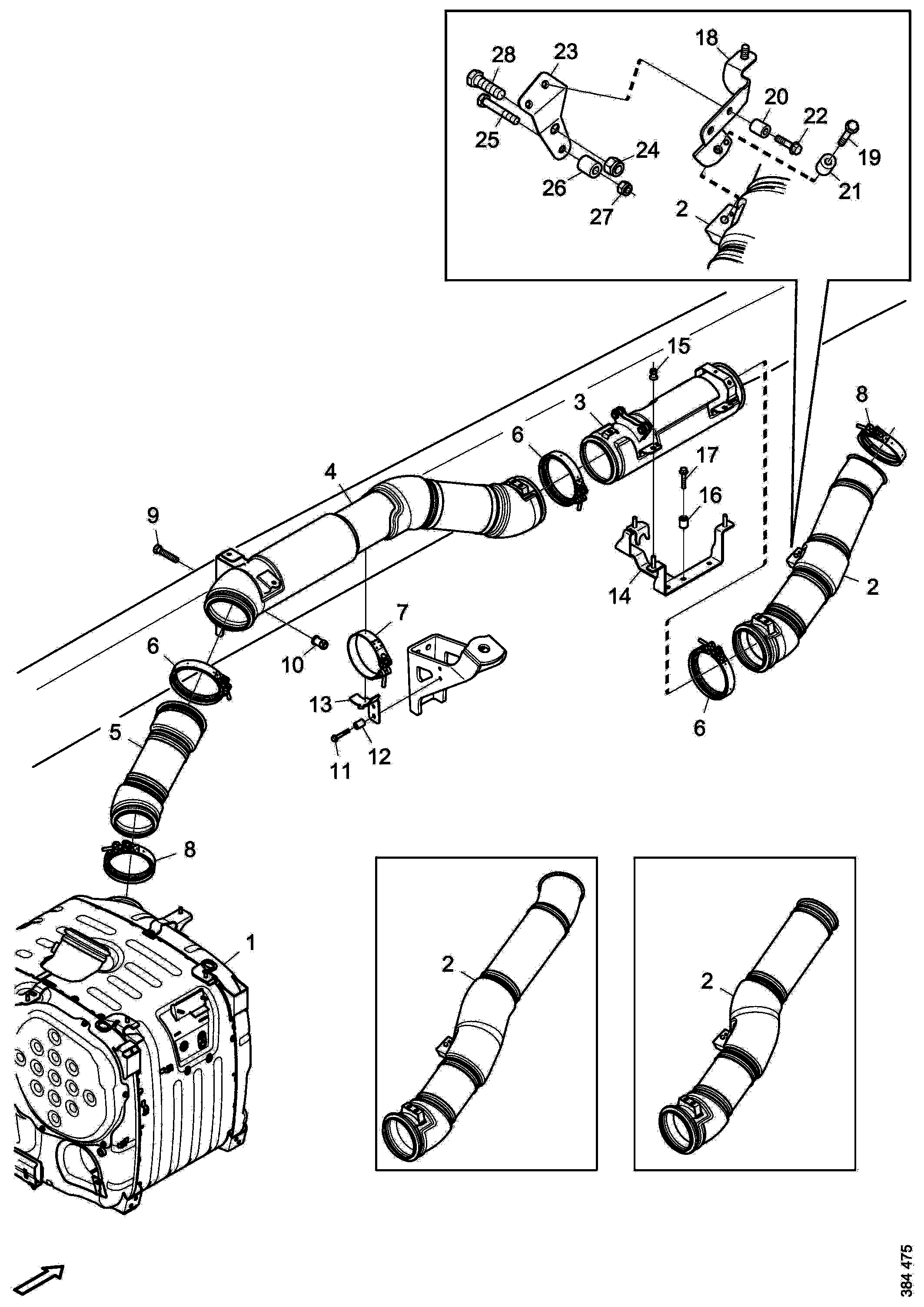 2237389 Трубопровод Scania - O-CATALOG