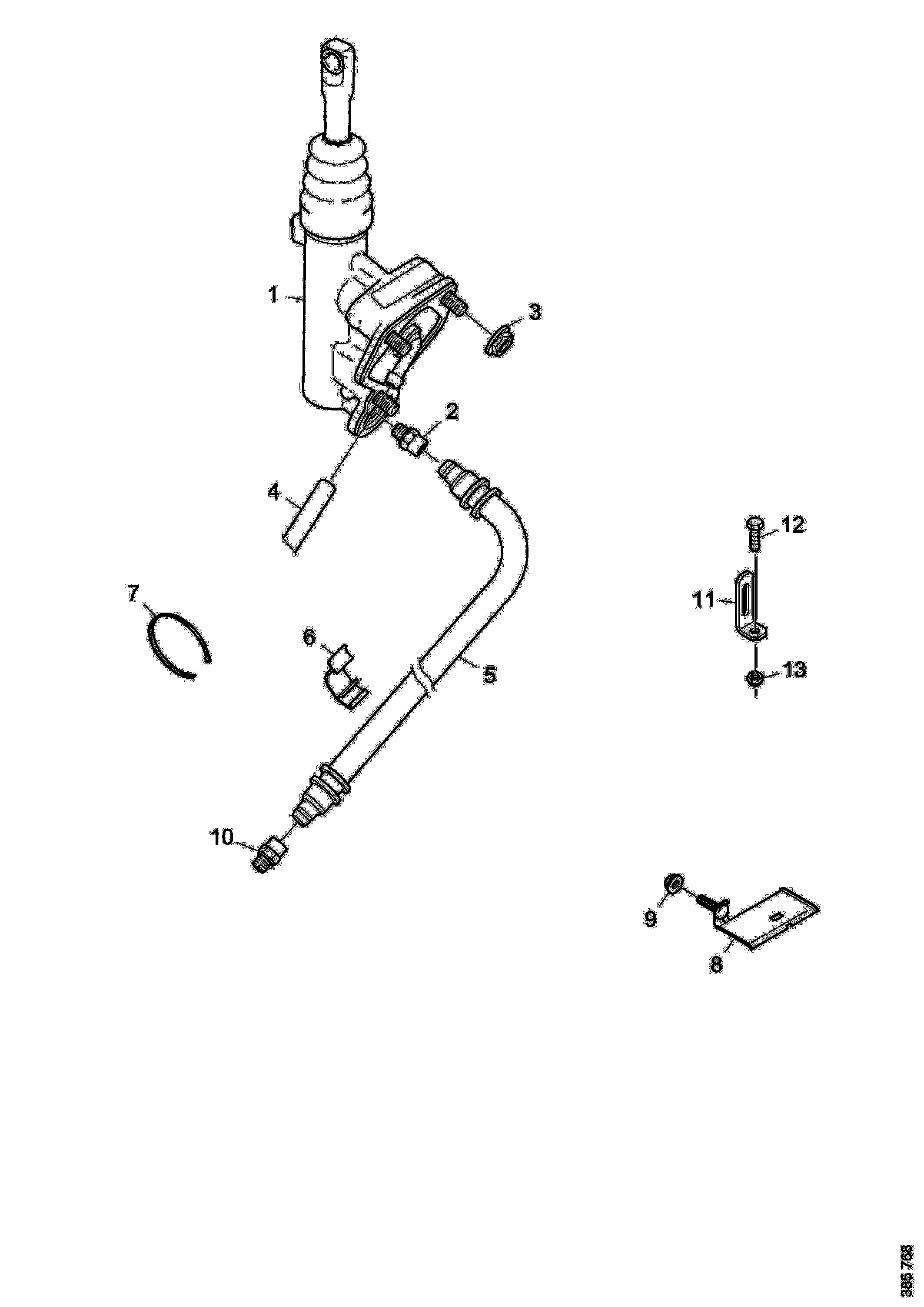 1905884 Штуцер Scania - O-CATALOG