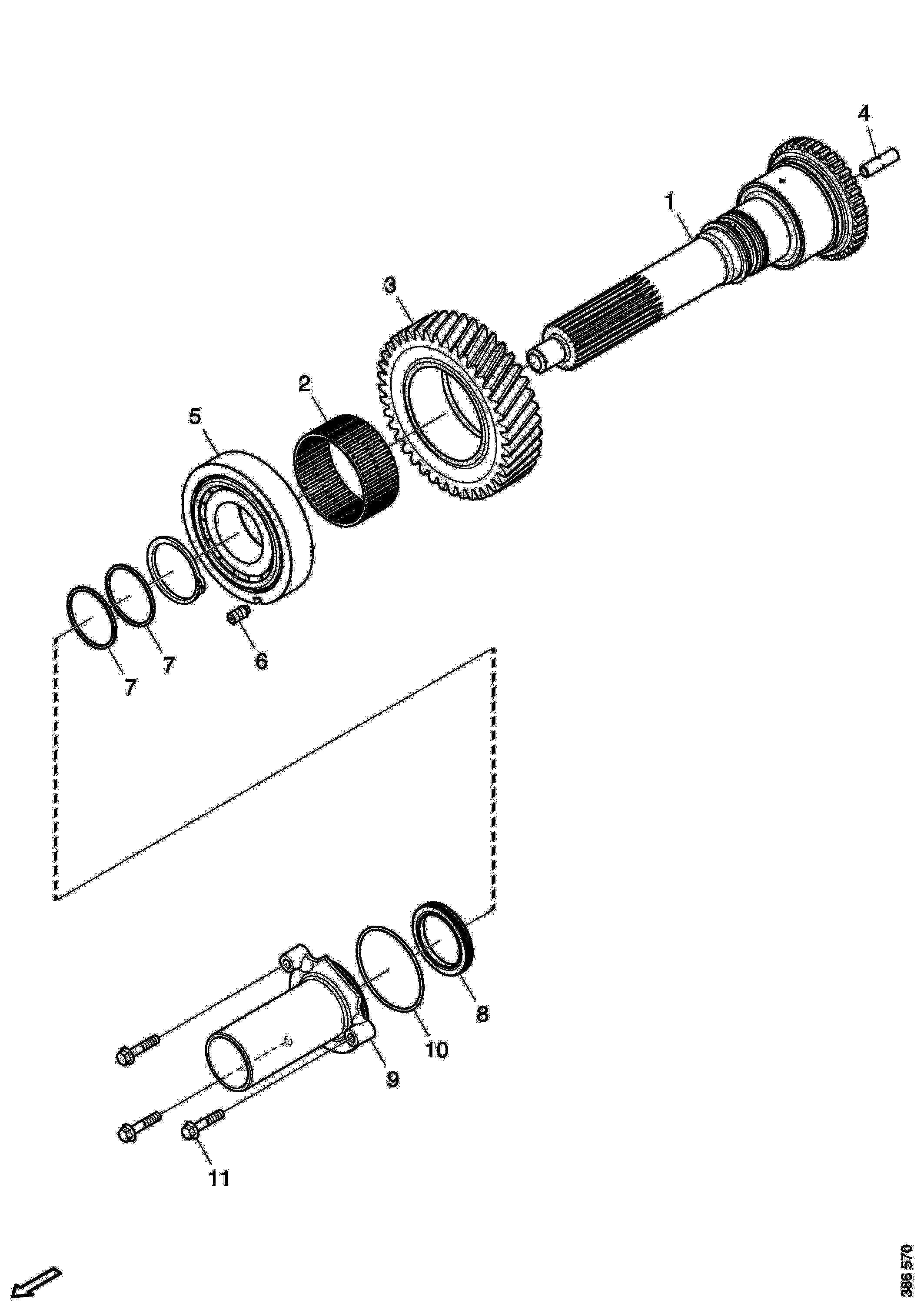 2425395 Сальник Scania - O-CATALOG