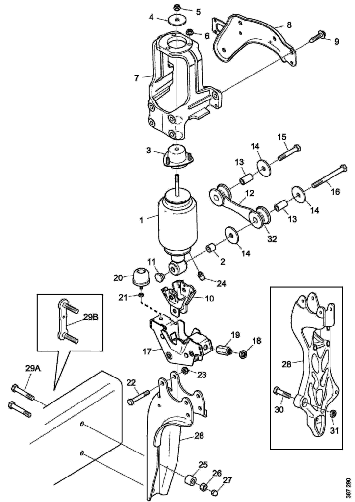 2470166 Ограничитель хода Scania - O-CATALOG