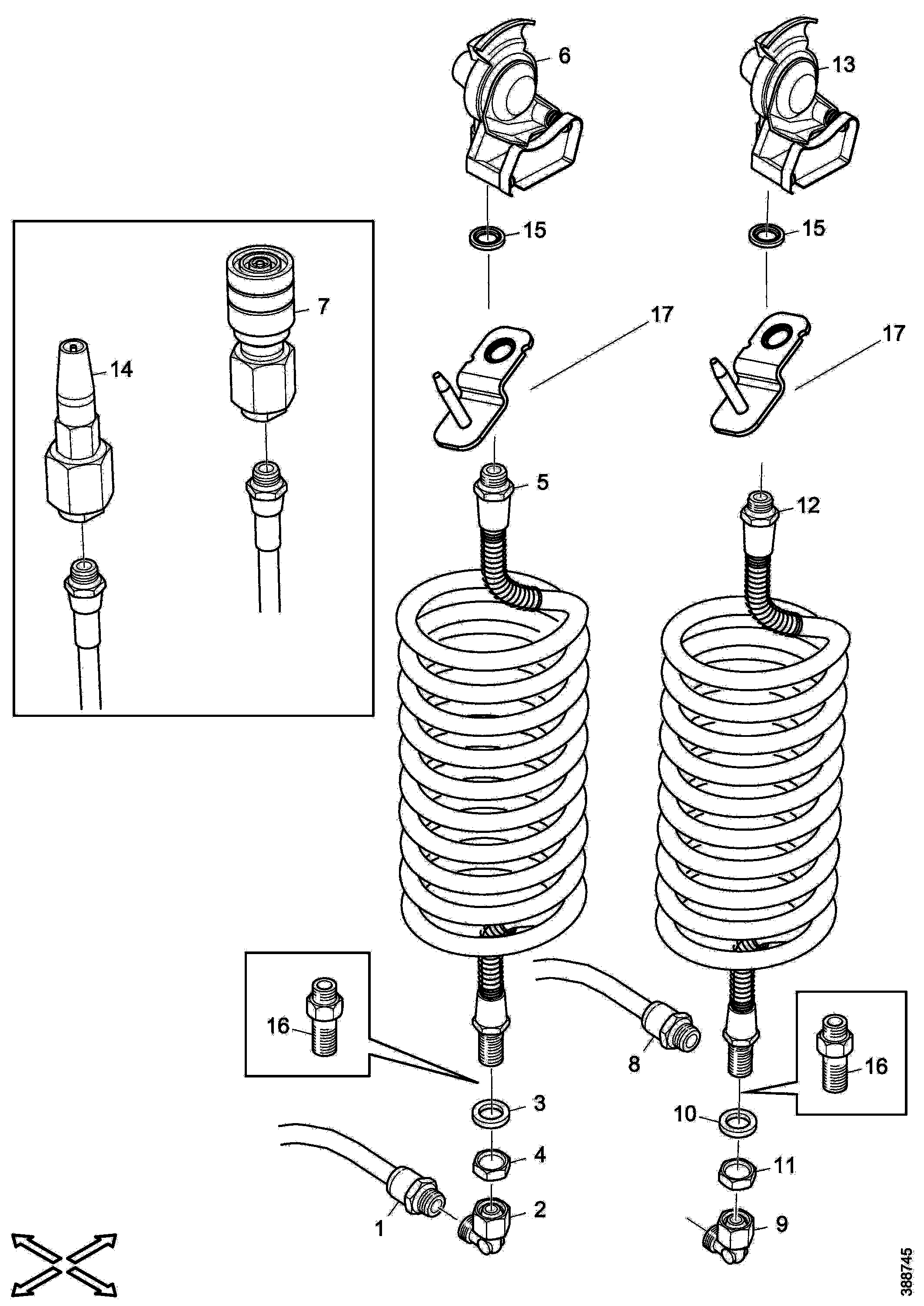 2118016 Ремонтный комплект Scania - O-CATALOG