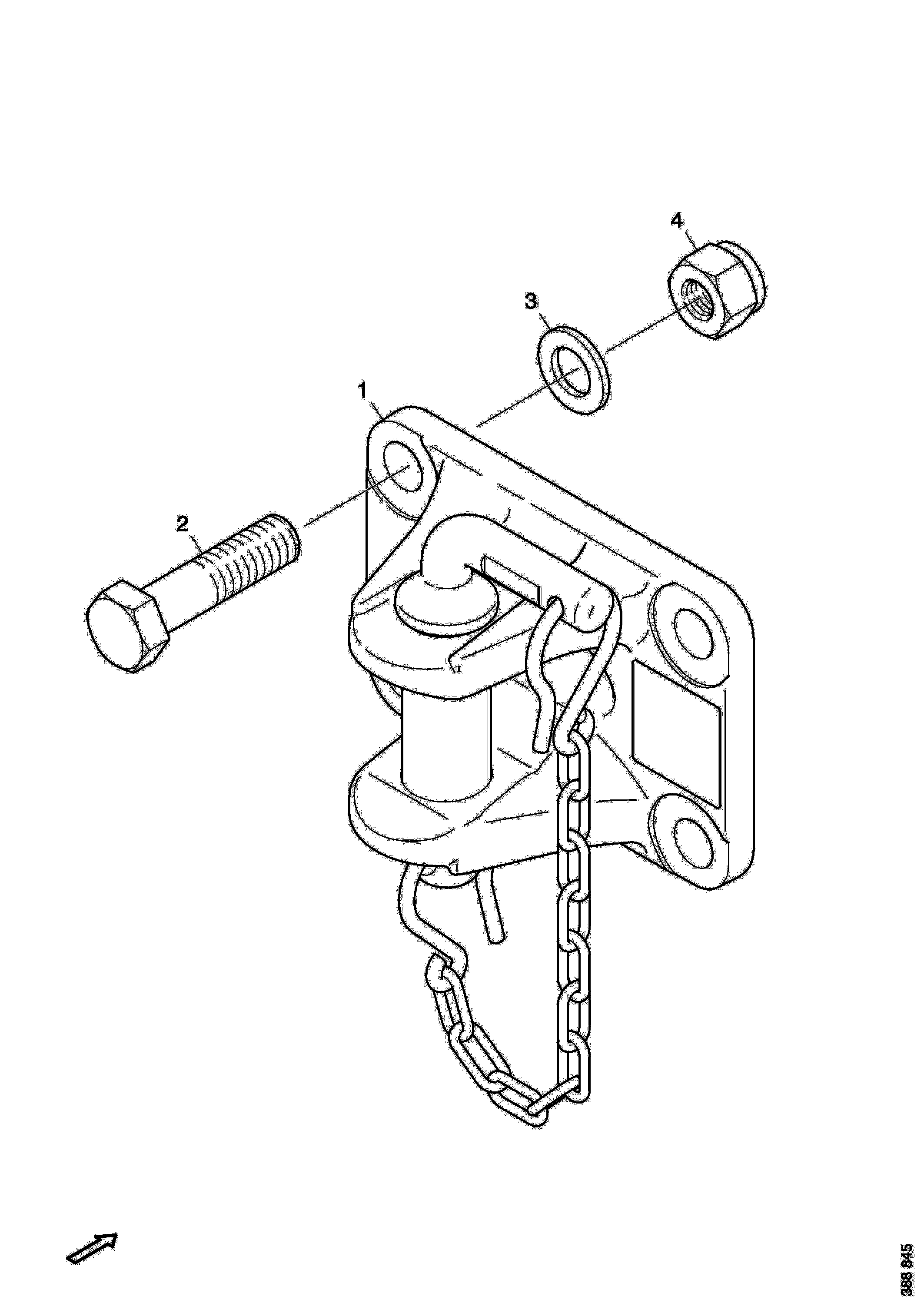 807358 Самоконтрящаяся гайка M20 Scania - O-CATALOG