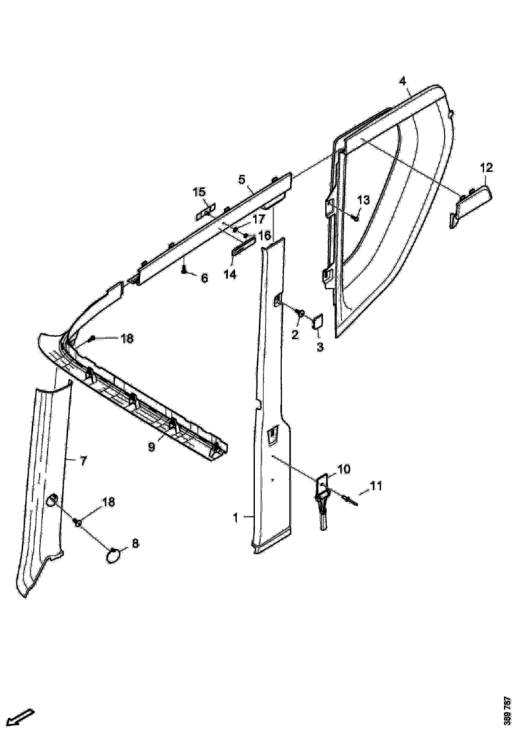 2549569 Панель Scania - O-CATALOG