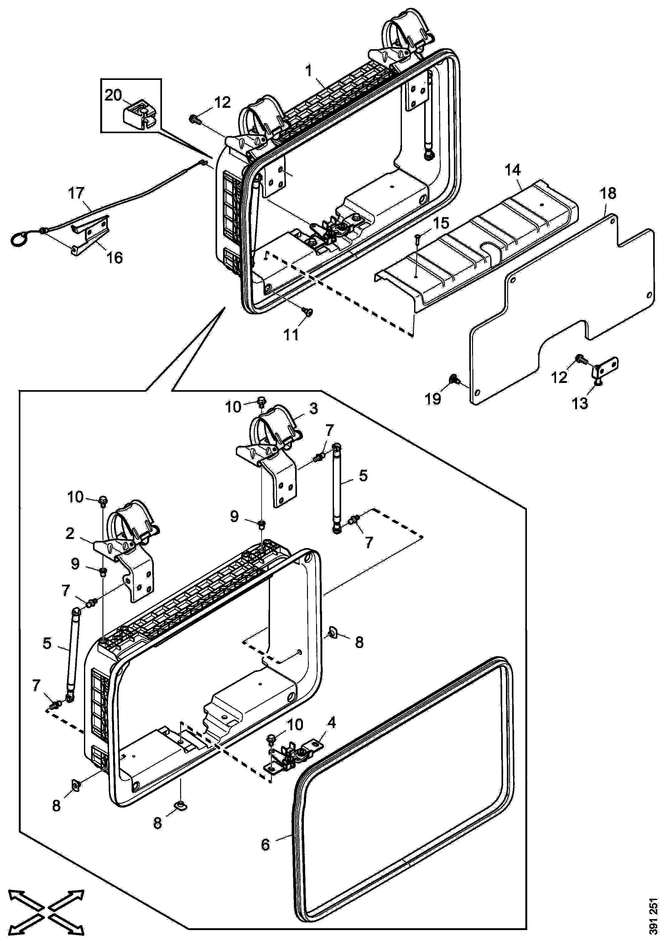 2522509 Проволочный трос Scania - O-CATALOG