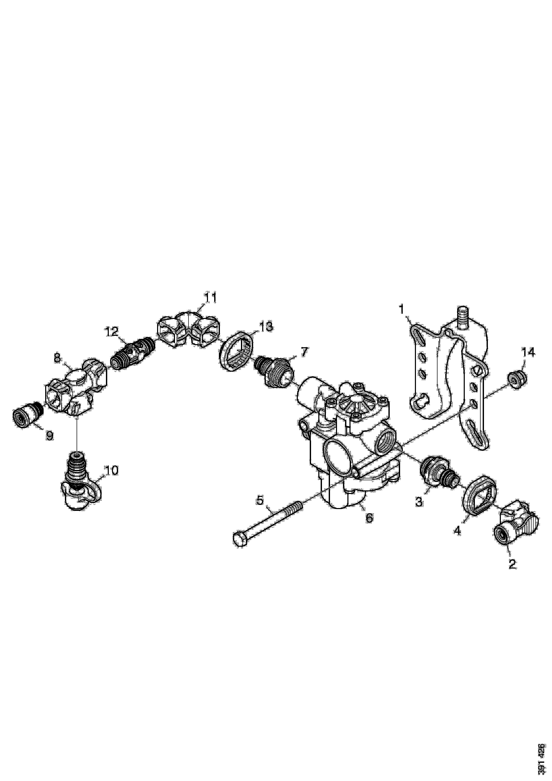 2058394 Угловое соединение Scania - O-CATALOG