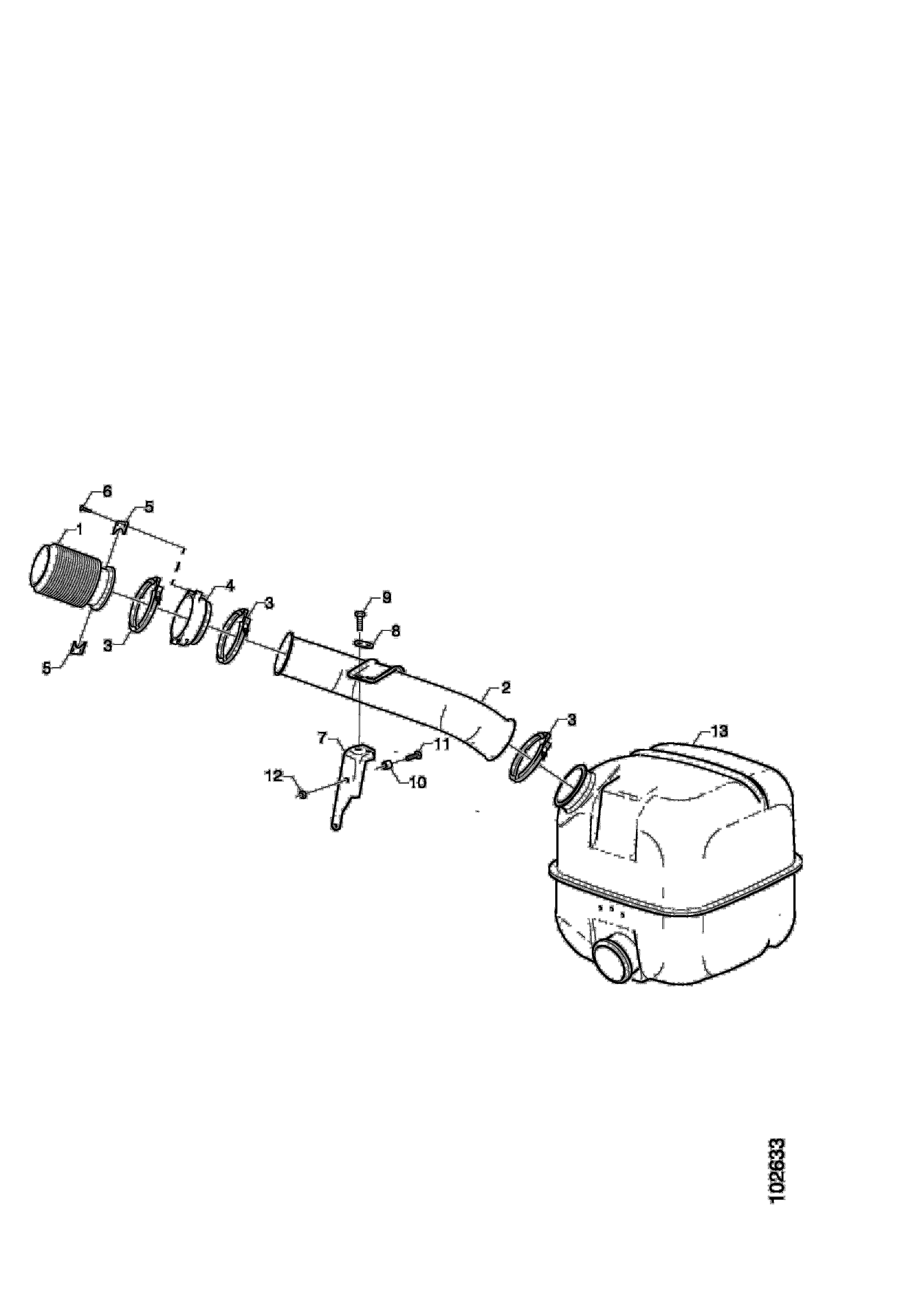 1364358 Выпускная труба Scania - O-CATALOG