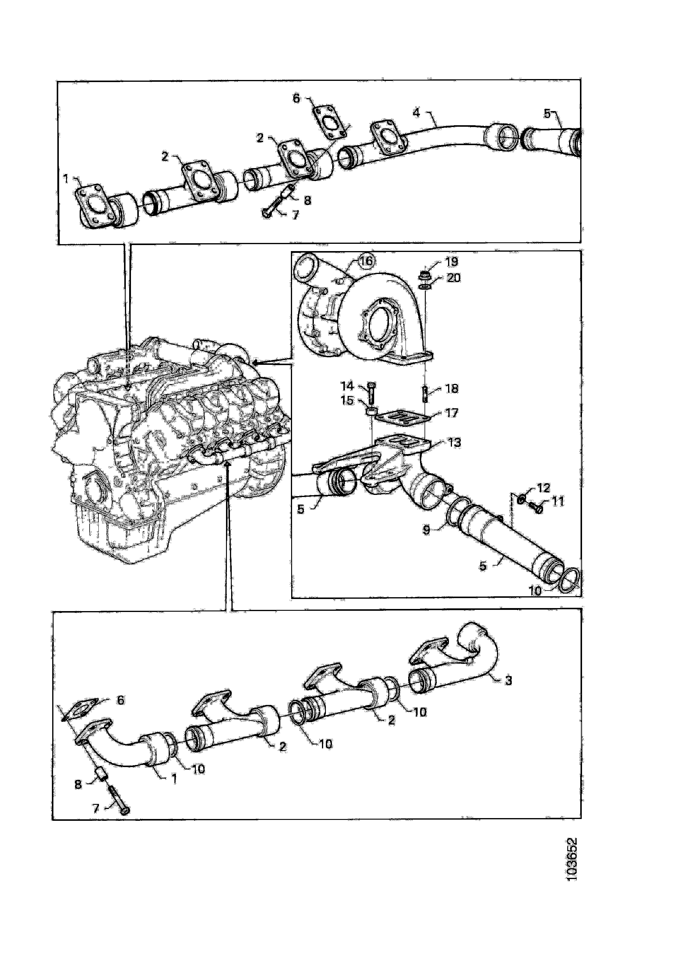 1341584 Выпускной коллектор Scania - O-CATALOG