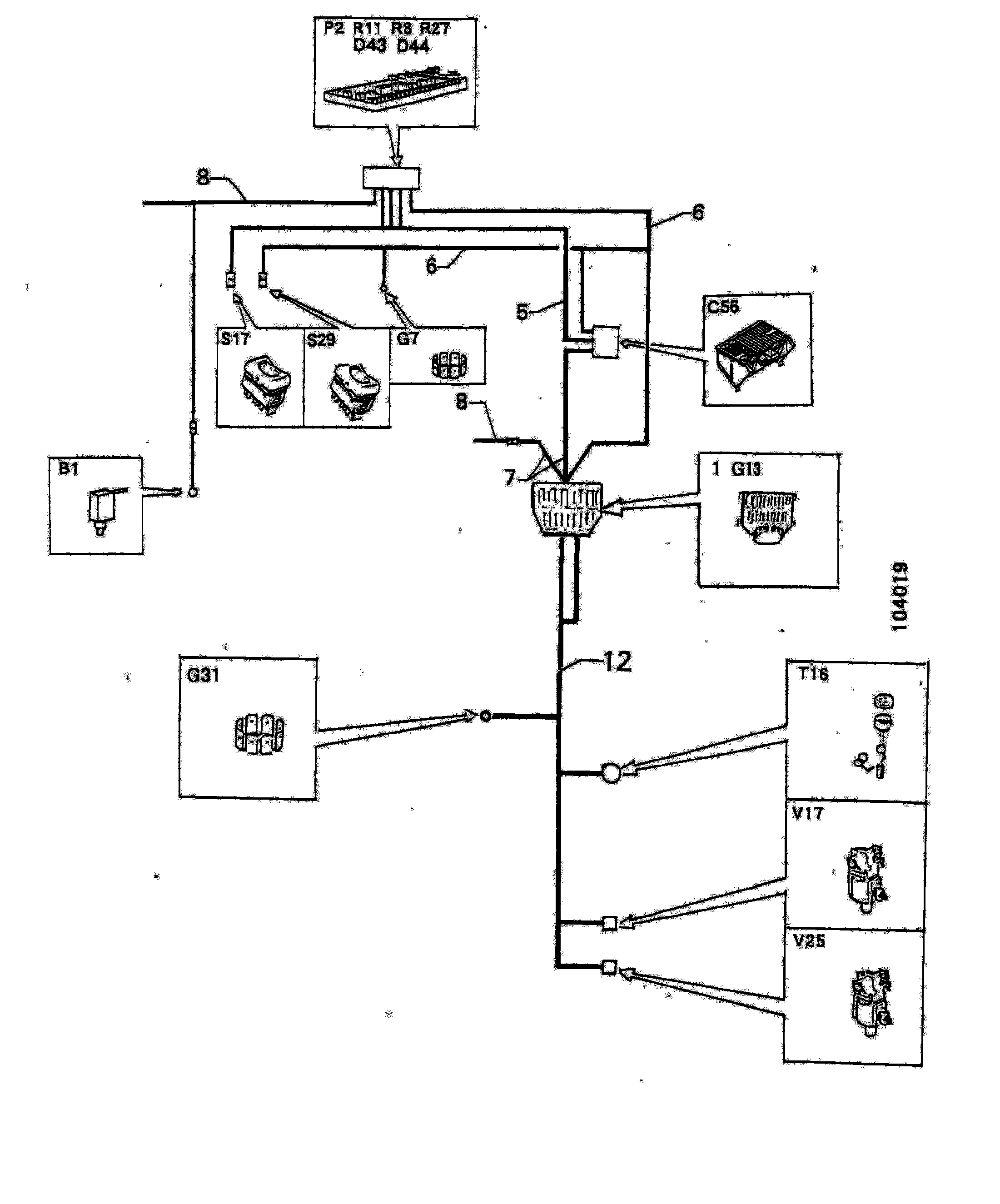 1375396 Жгут электропроводки Scania - O-CATALOG