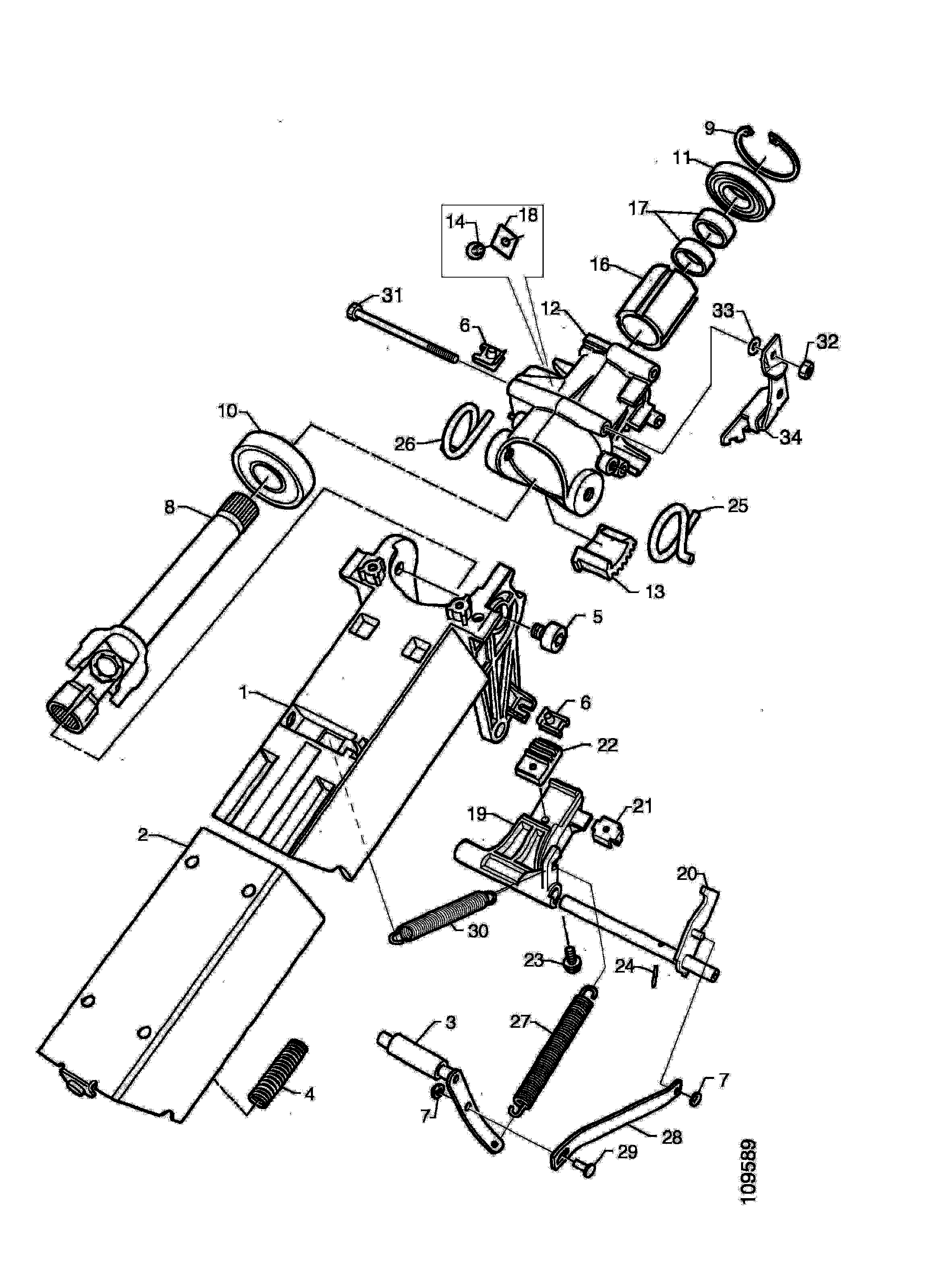 1427568 Направляющий паз Scania - O-CATALOG
