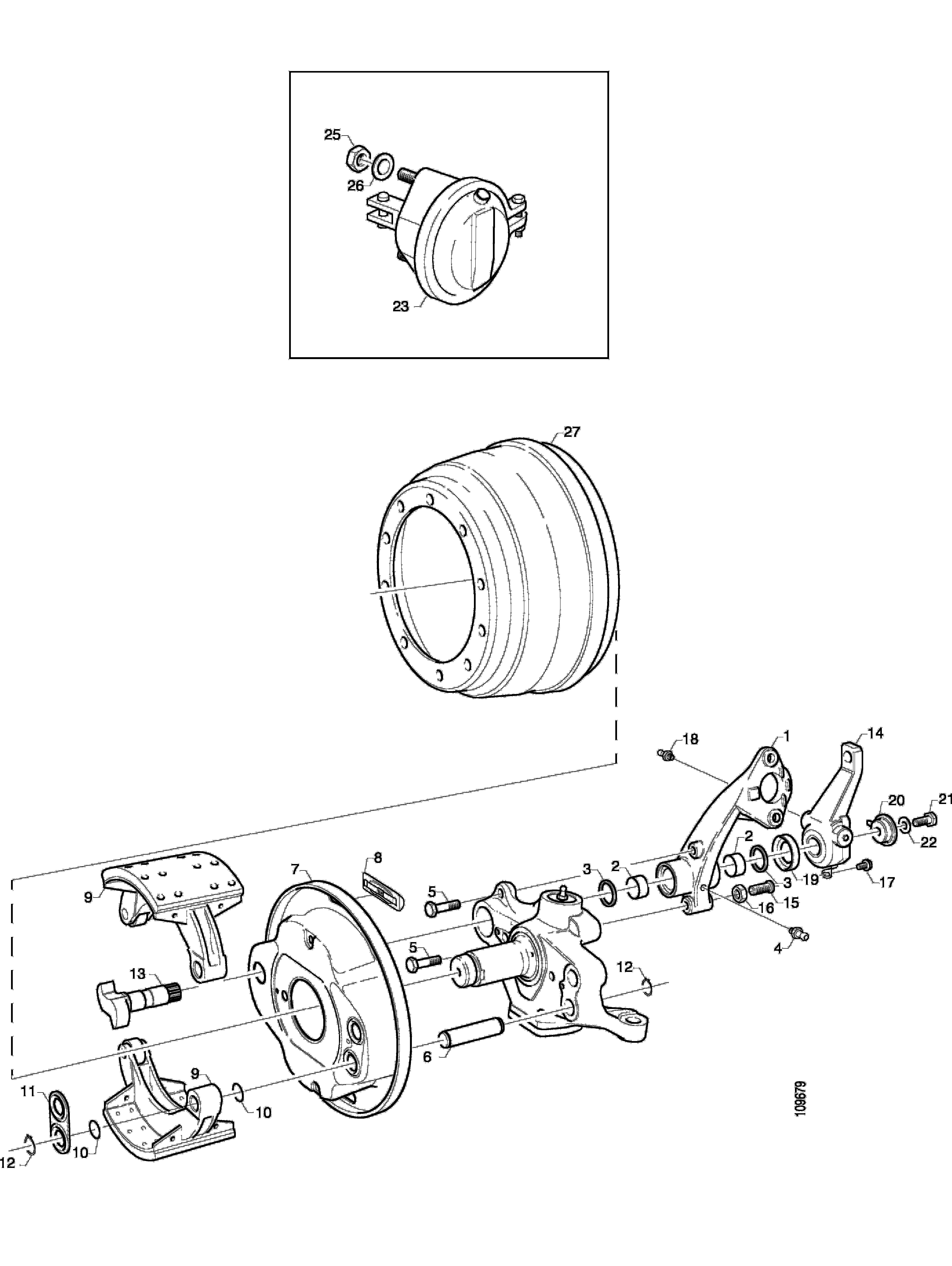 1486909 Тормозной барабан 8 " Scania - O-CATALOG