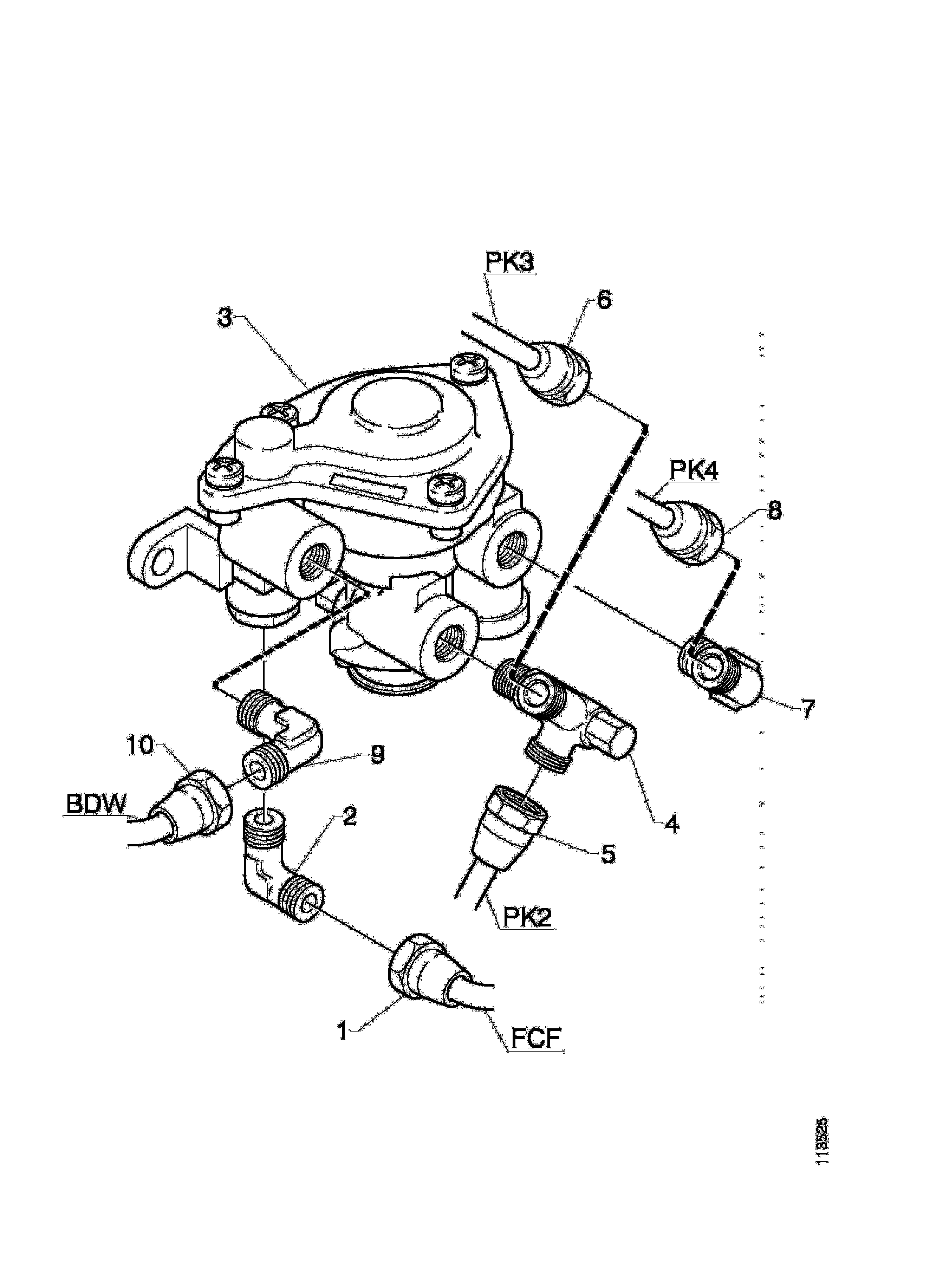 1103950 Угловое соединение Scania - O-CATALOG