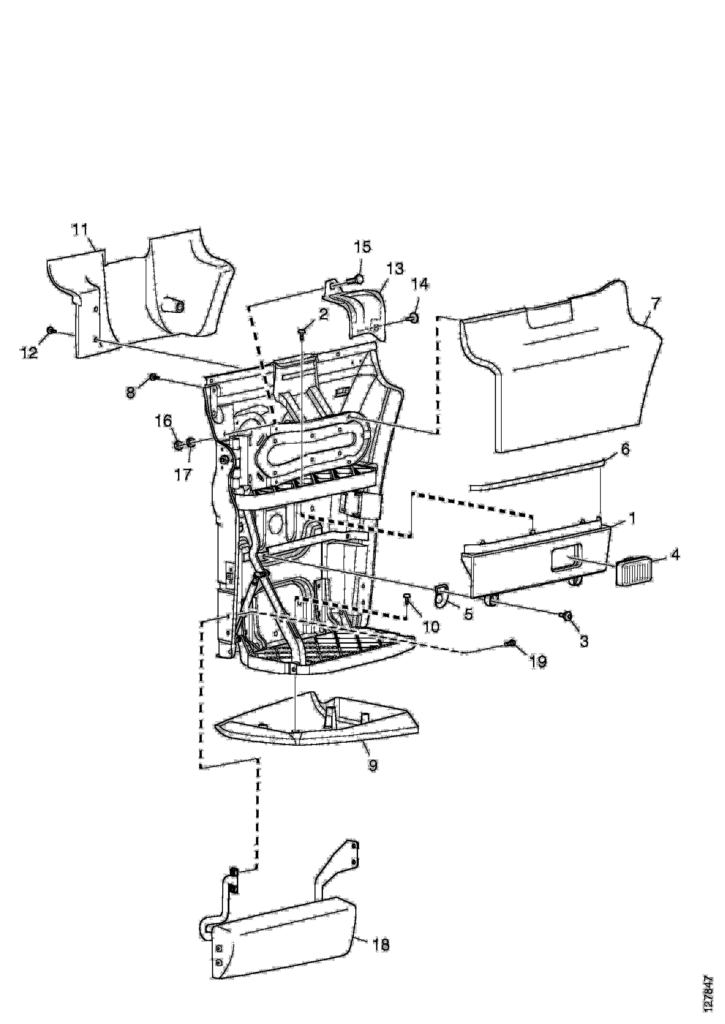 1354592 Кожух RH Scania - O-CATALOG