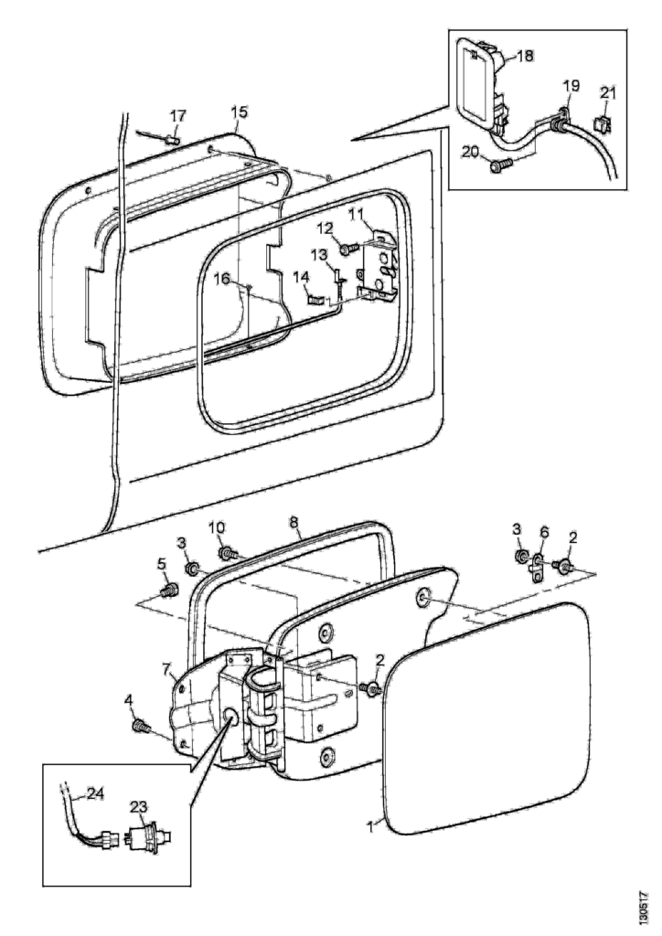 1539877 Крышка люка Scania - O-CATALOG