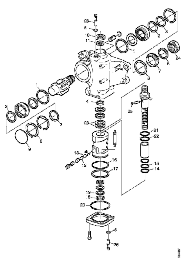 1536396 Ремонтный комплект Scania - O-CATALOG