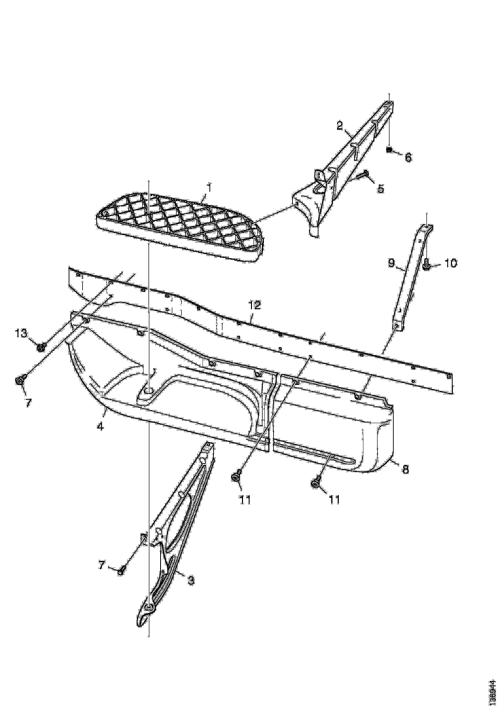 1537307 Кронштейн подножки Scania - O-CATALOG