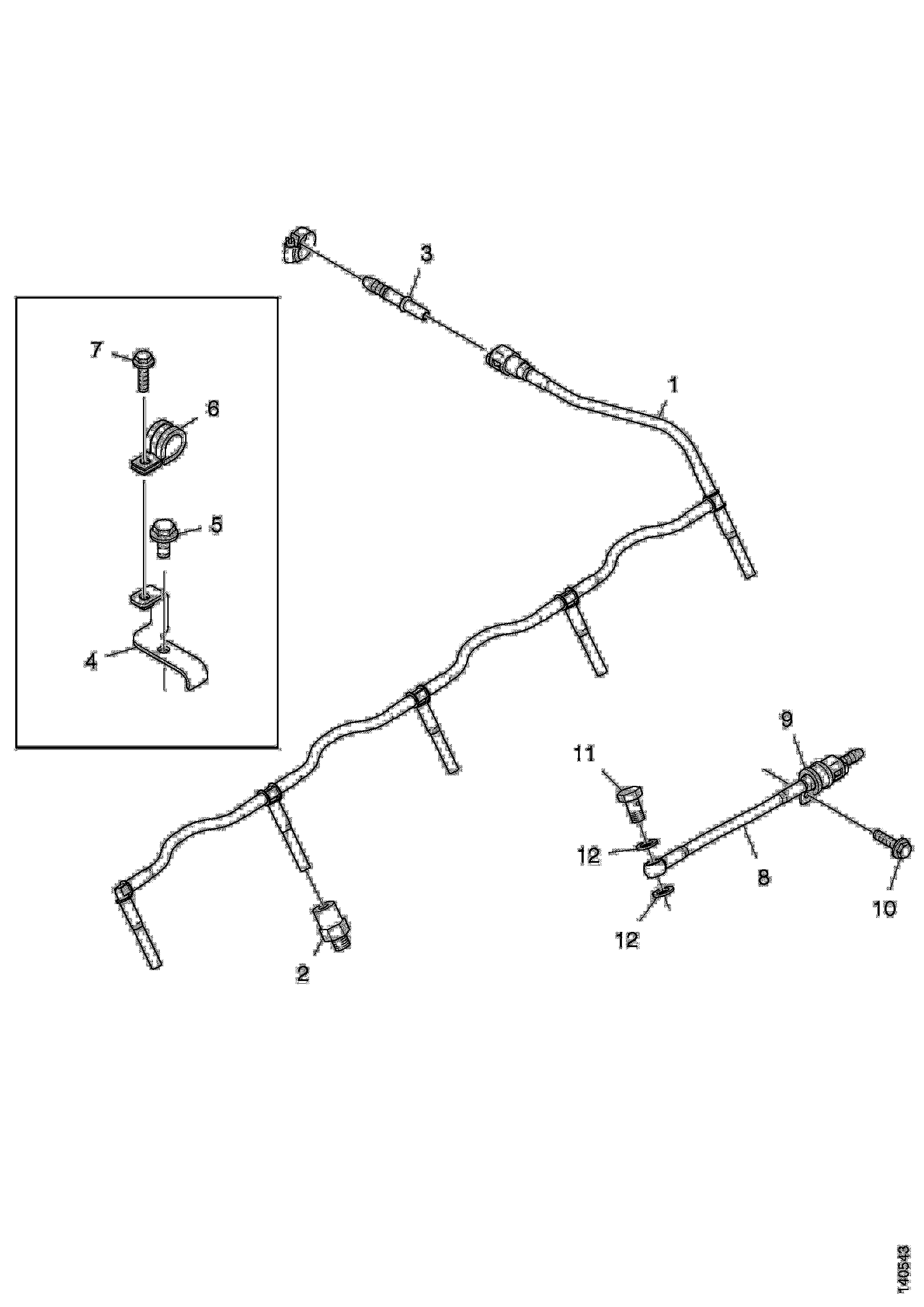 2078136 Трубка для прокачки Scania - O-CATALOG