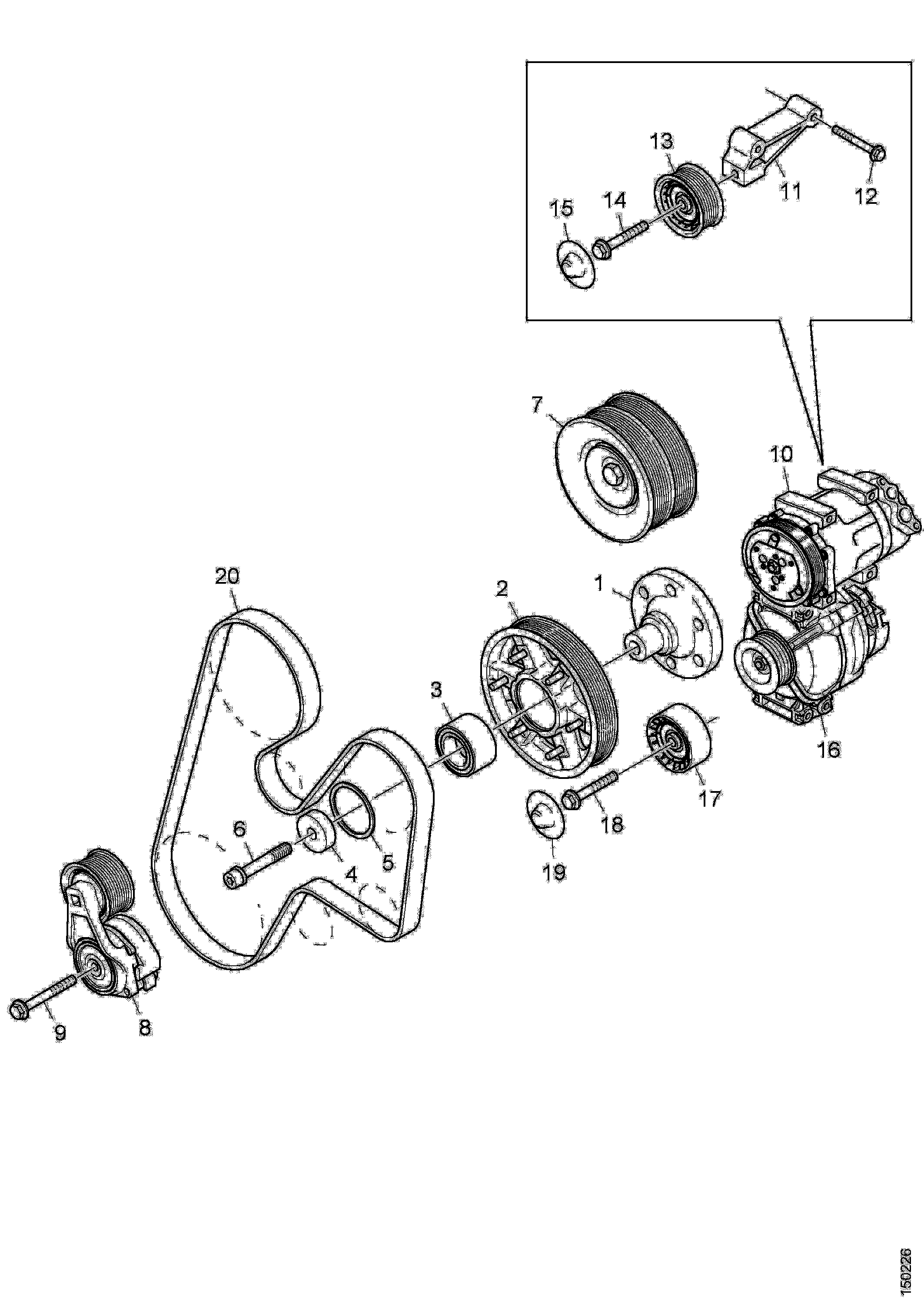1796751 Шейка вала Scania - O-CATALOG
