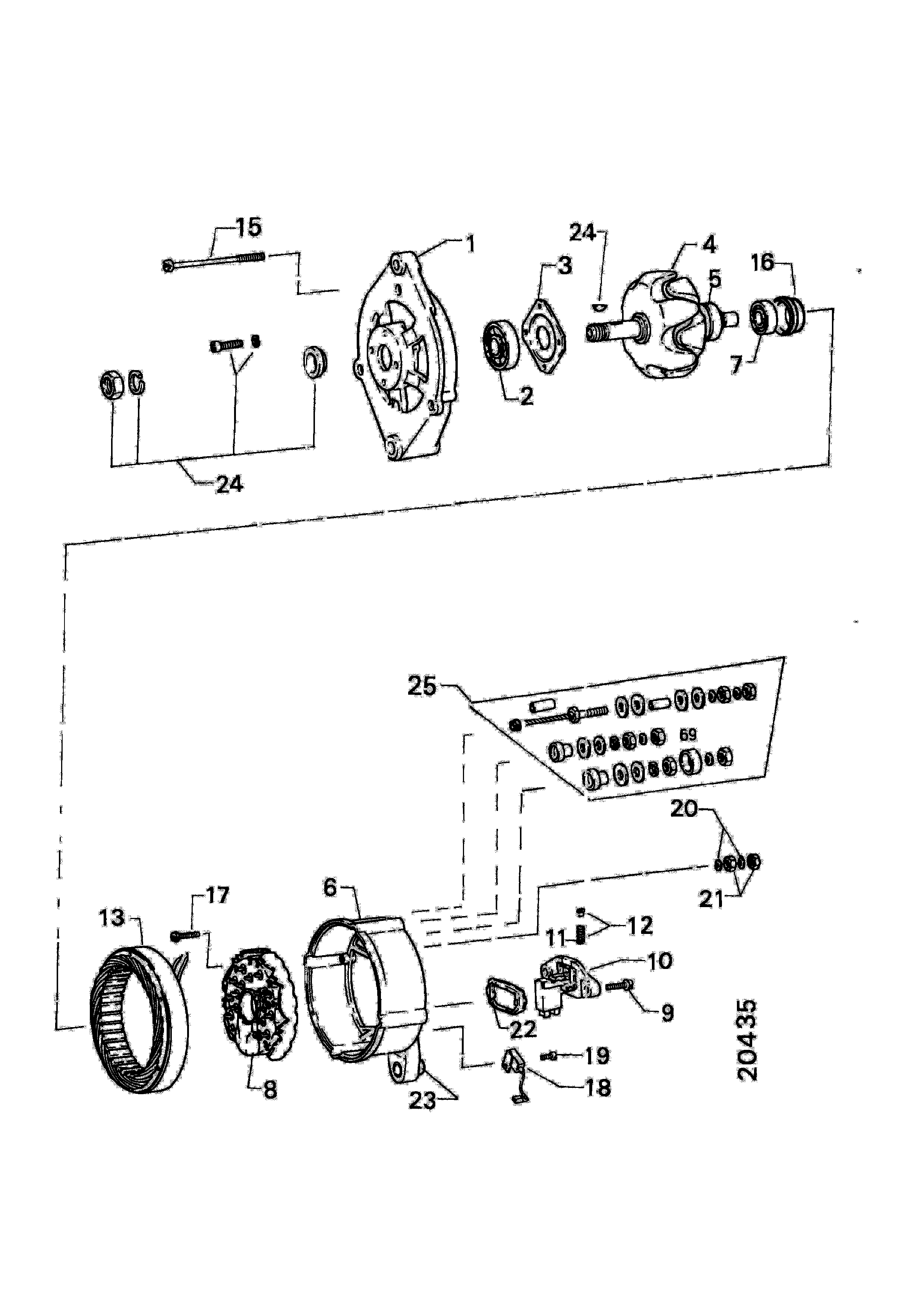 417223 Статор Scania - O-CATALOG