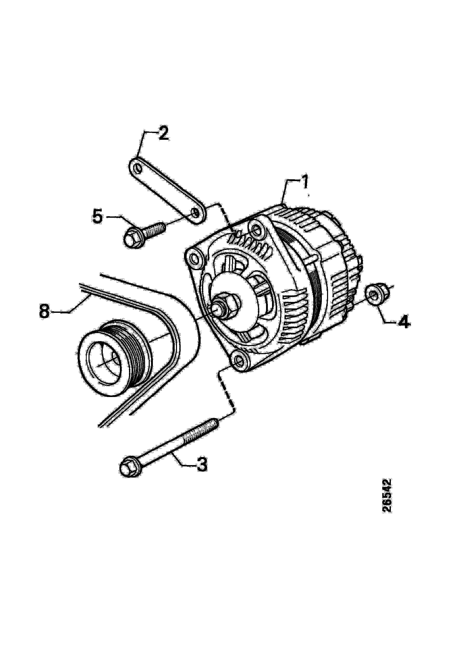 1354444 Кронштейн Scania - O-CATALOG