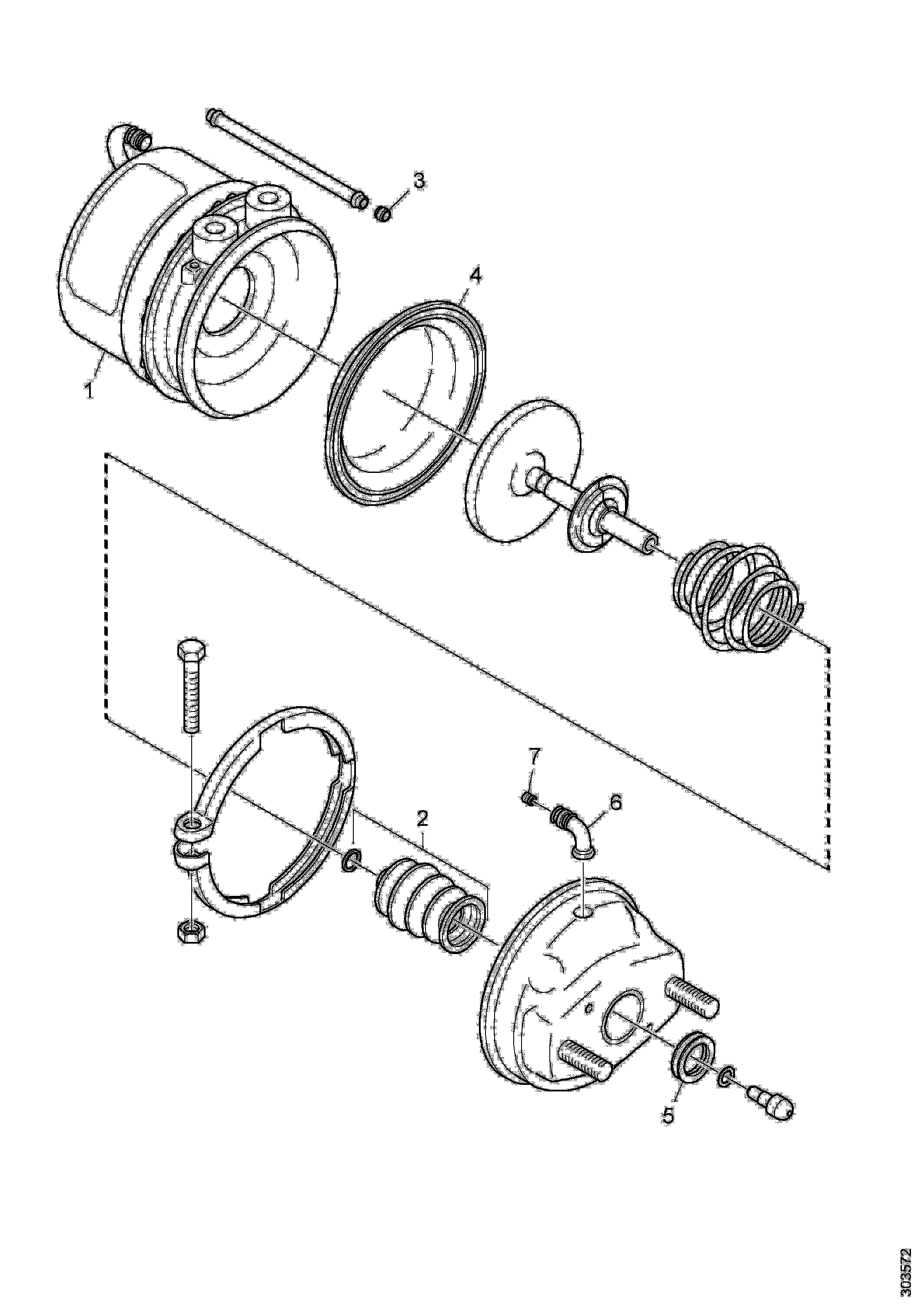 2147777 Пружинный энергоаккумулятор M16 Scania - O-CATALOG