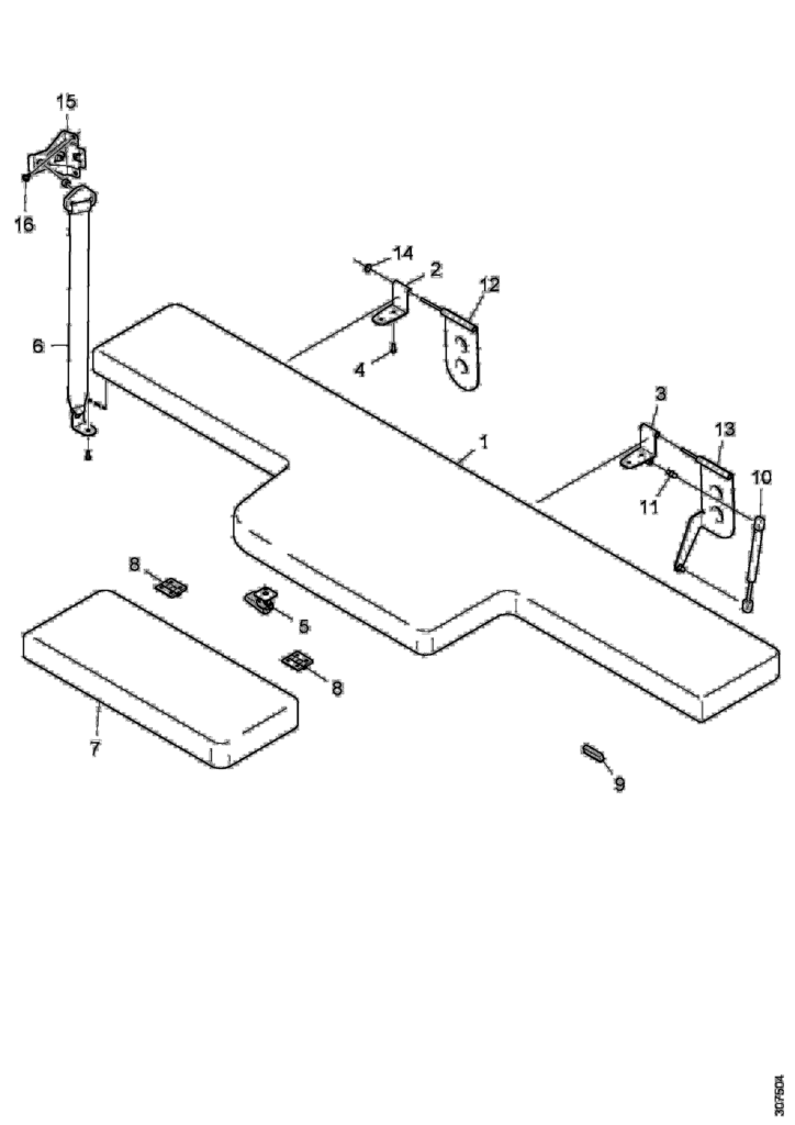 1926047 Уширитель постели Scania - O-CATALOG