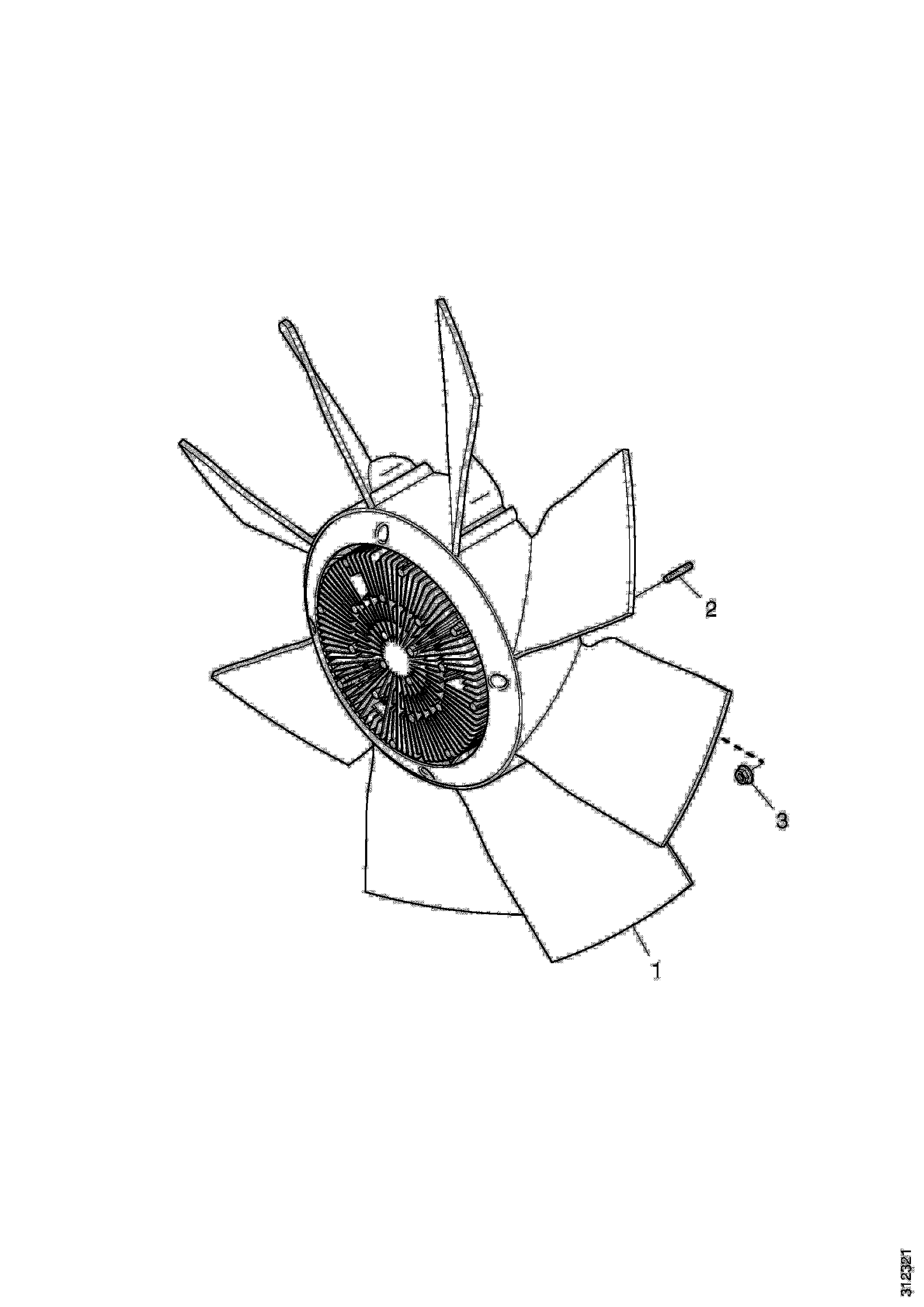 2410084 Вентилятор o 750 mm Scania - O-CATALOG