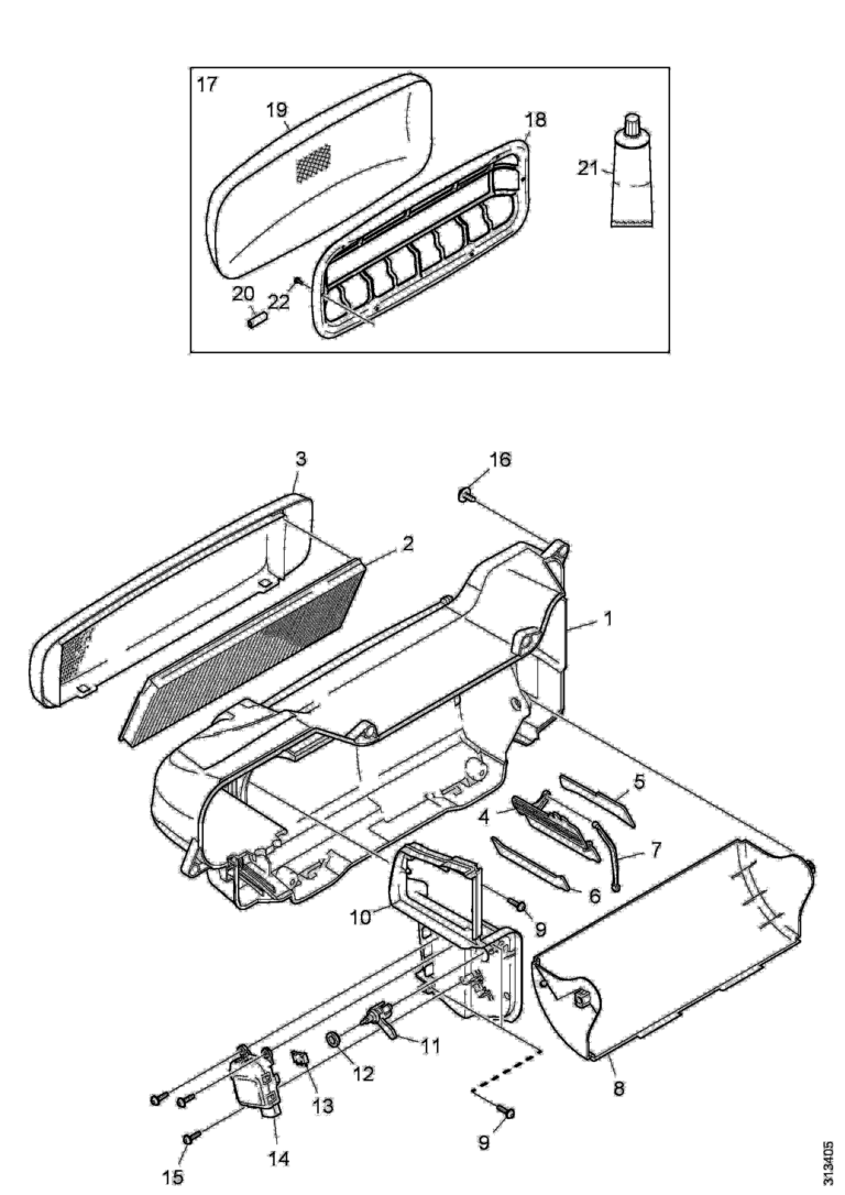 1863972 Воздуховод Scania - O-CATALOG