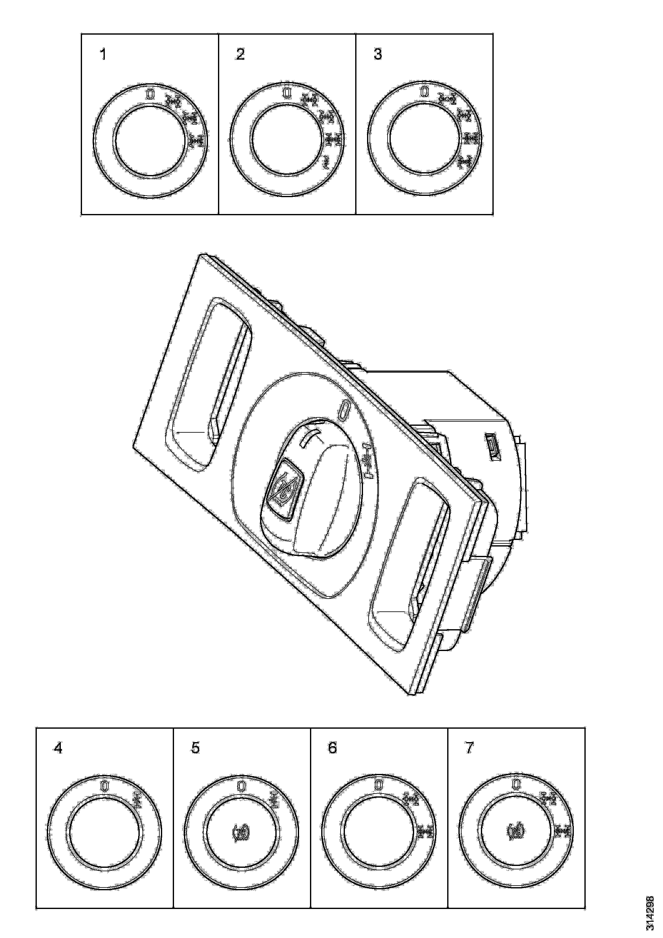 1899843 Выключатель Scania - O-CATALOG