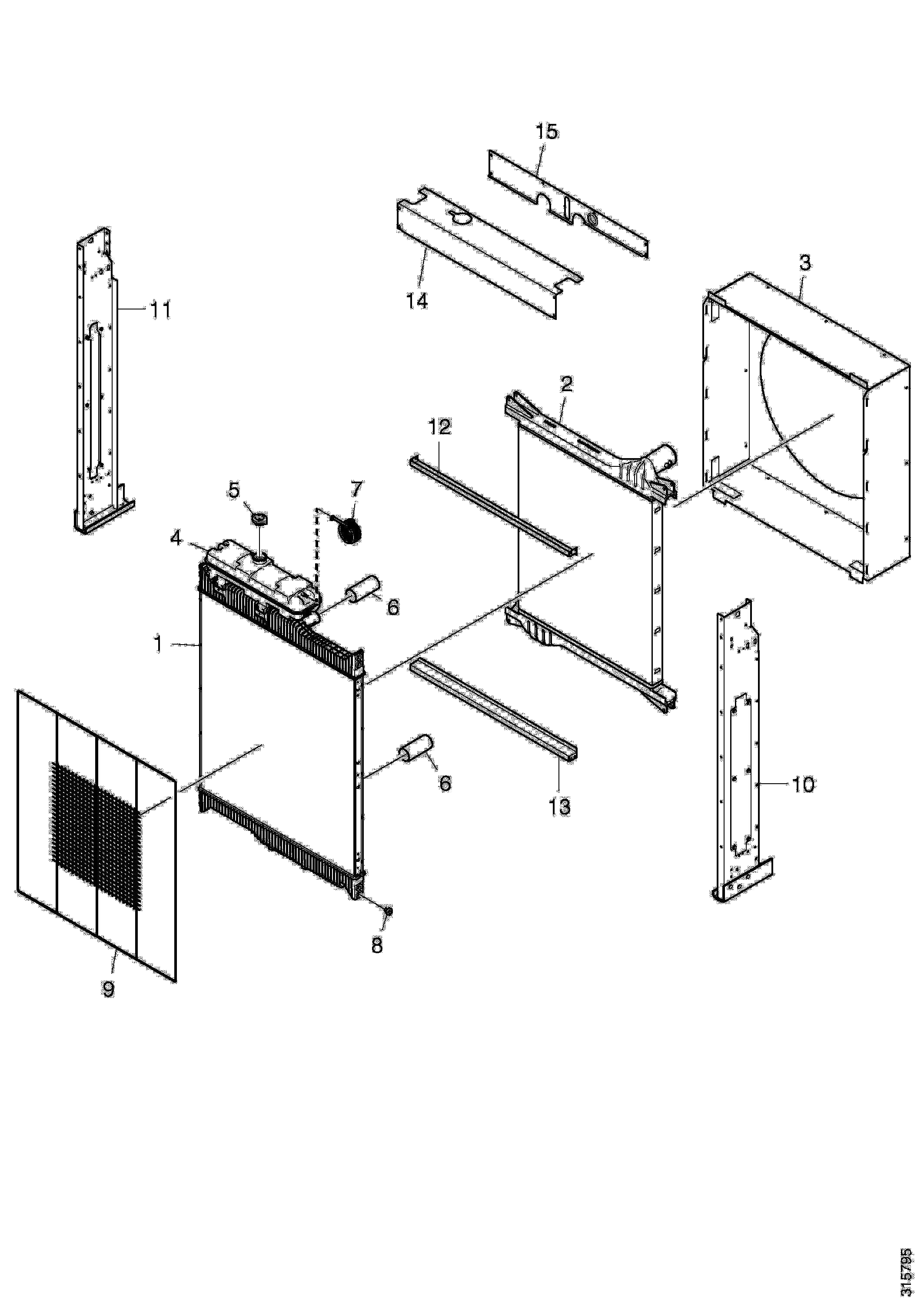 1907969 Блок радиаторов assy Scania - O-CATALOG