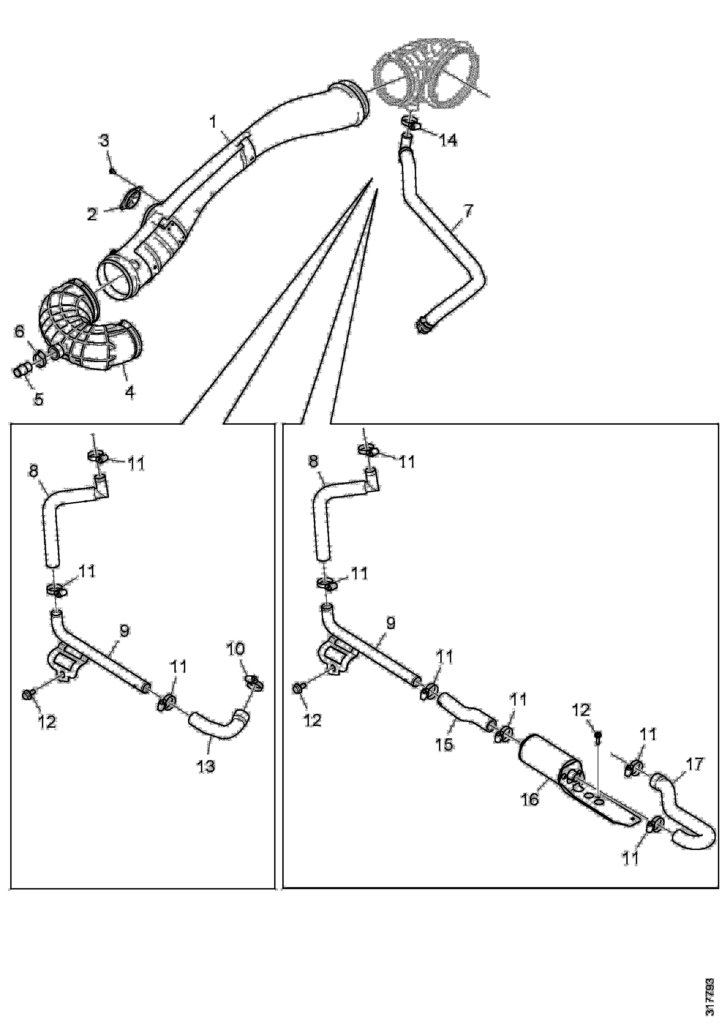1850019 Воздушная трубка assy Scania - O-CATALOG