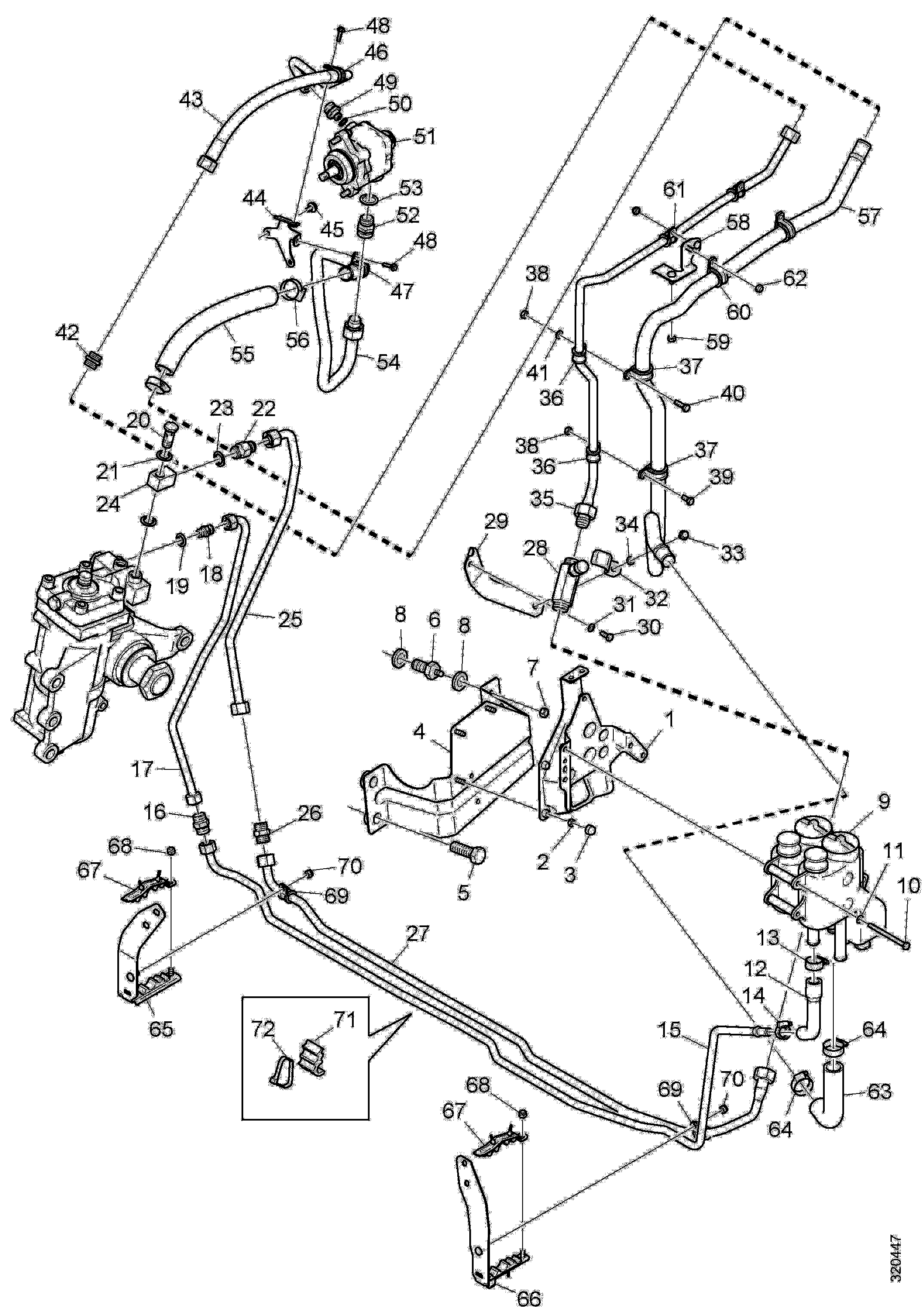 1932869 Шланг Scania - O-CATALOG