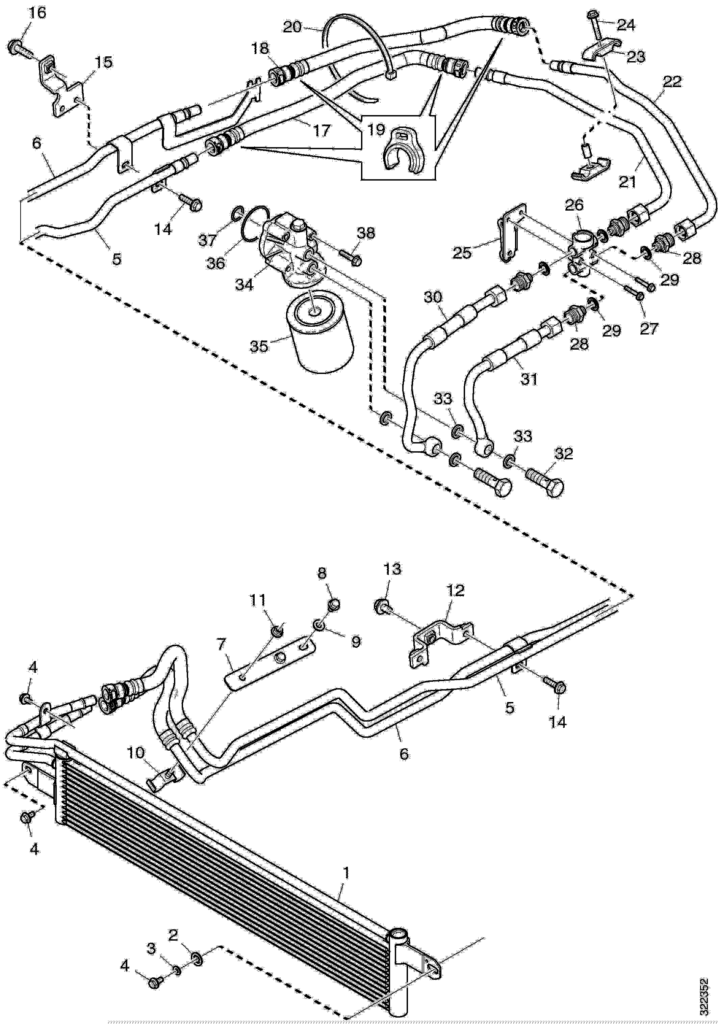 2060883 Охладитель масла Scania - O-CATALOG